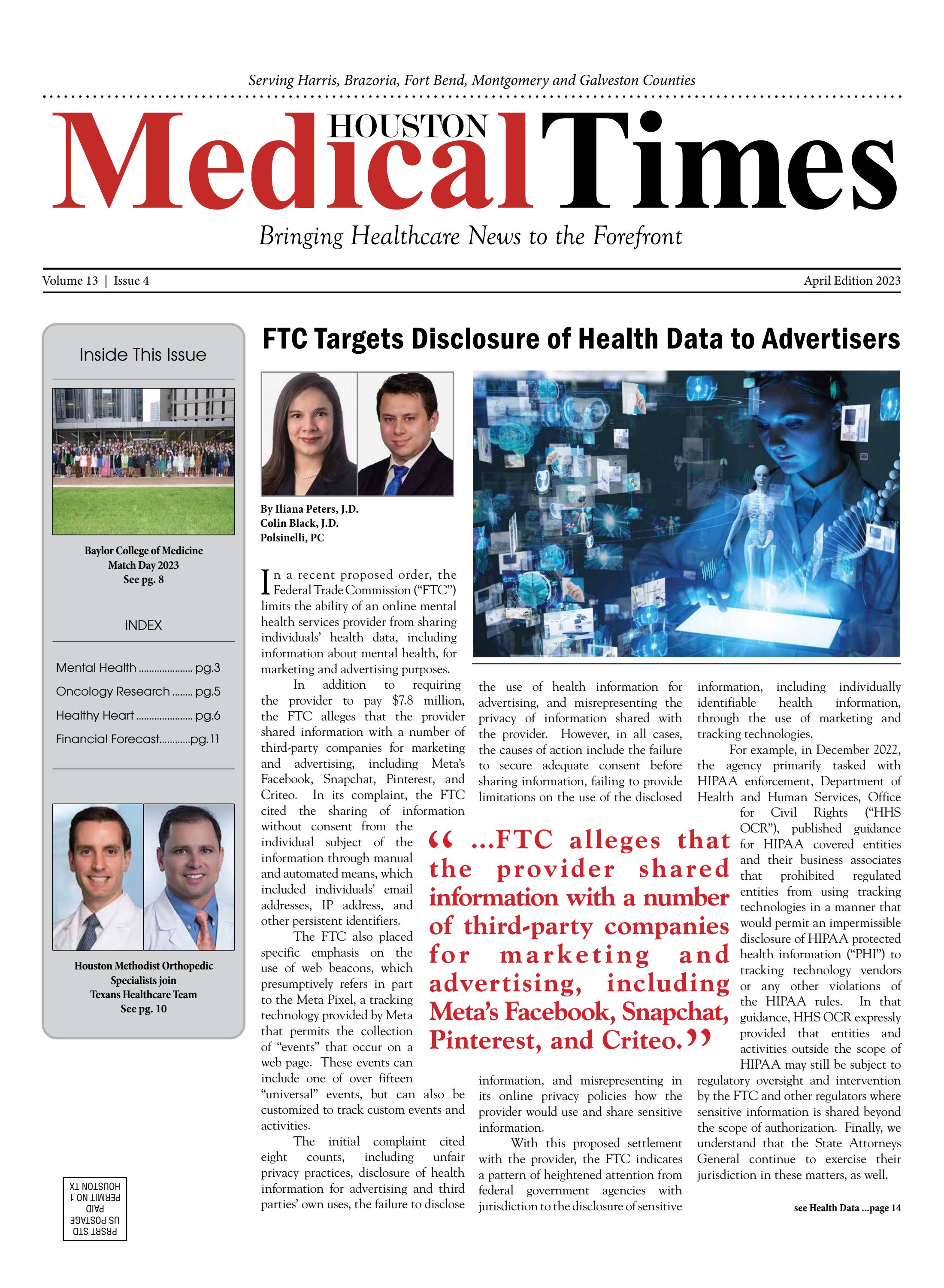 Houston Medical Times by Rick Delarosa - Issuu