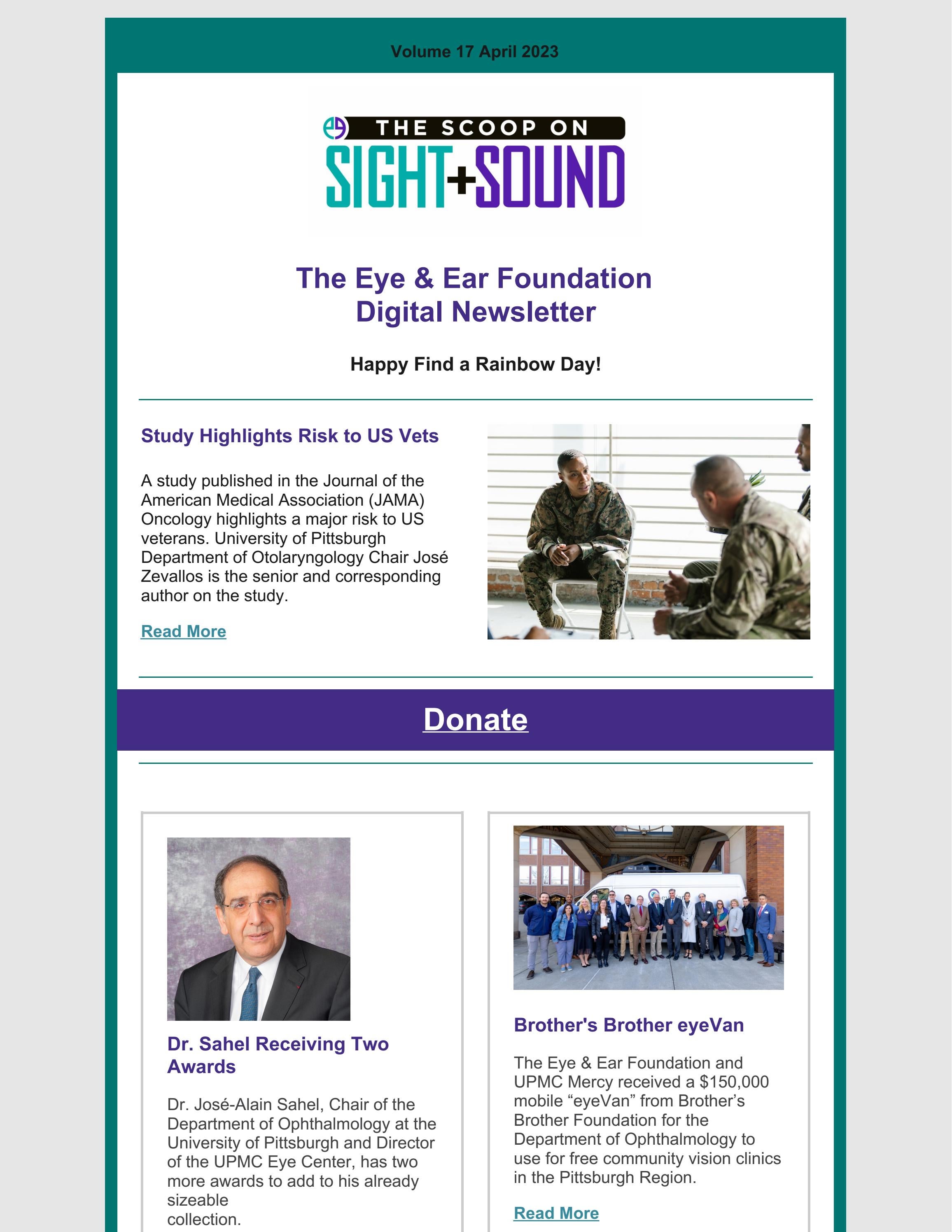 The Scoop, April 2023 by Eye & Ear Foundation of Pittsburgh - Issuu