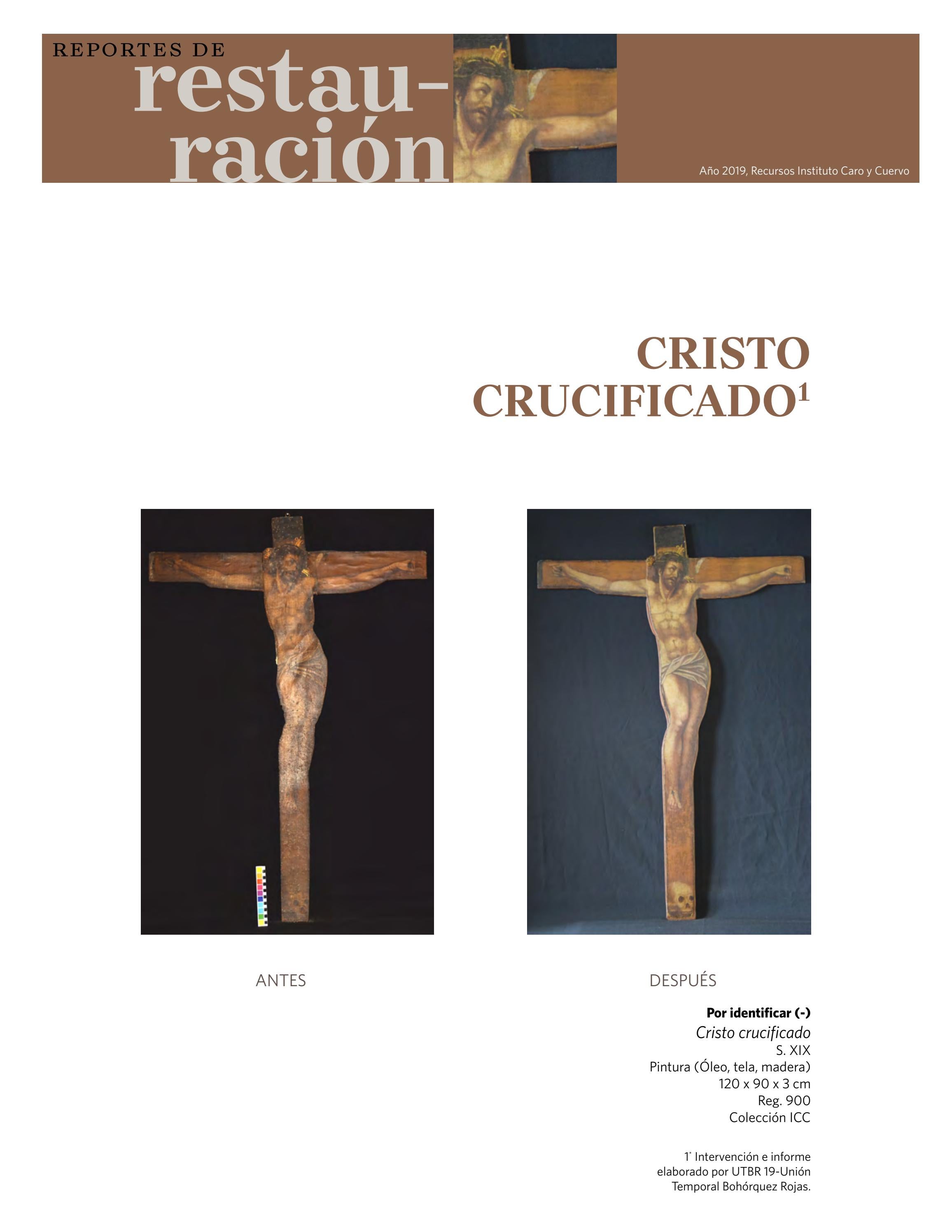 Cristo crucificado. Informe de restauración by Museos del Instituto ...