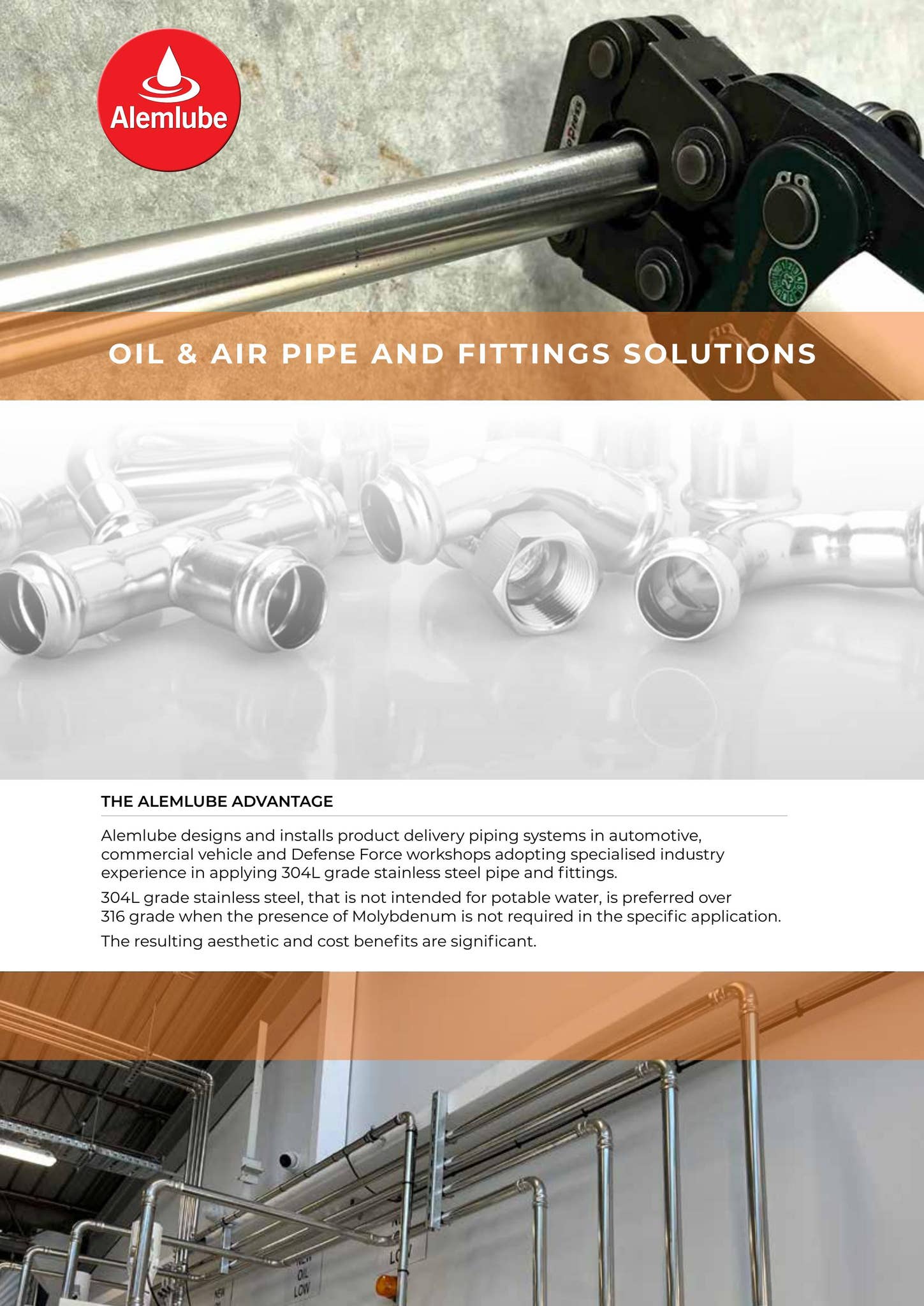 Oil Reticulation & Compressed Air Piping Solutions by AlemlubeAustralia ...