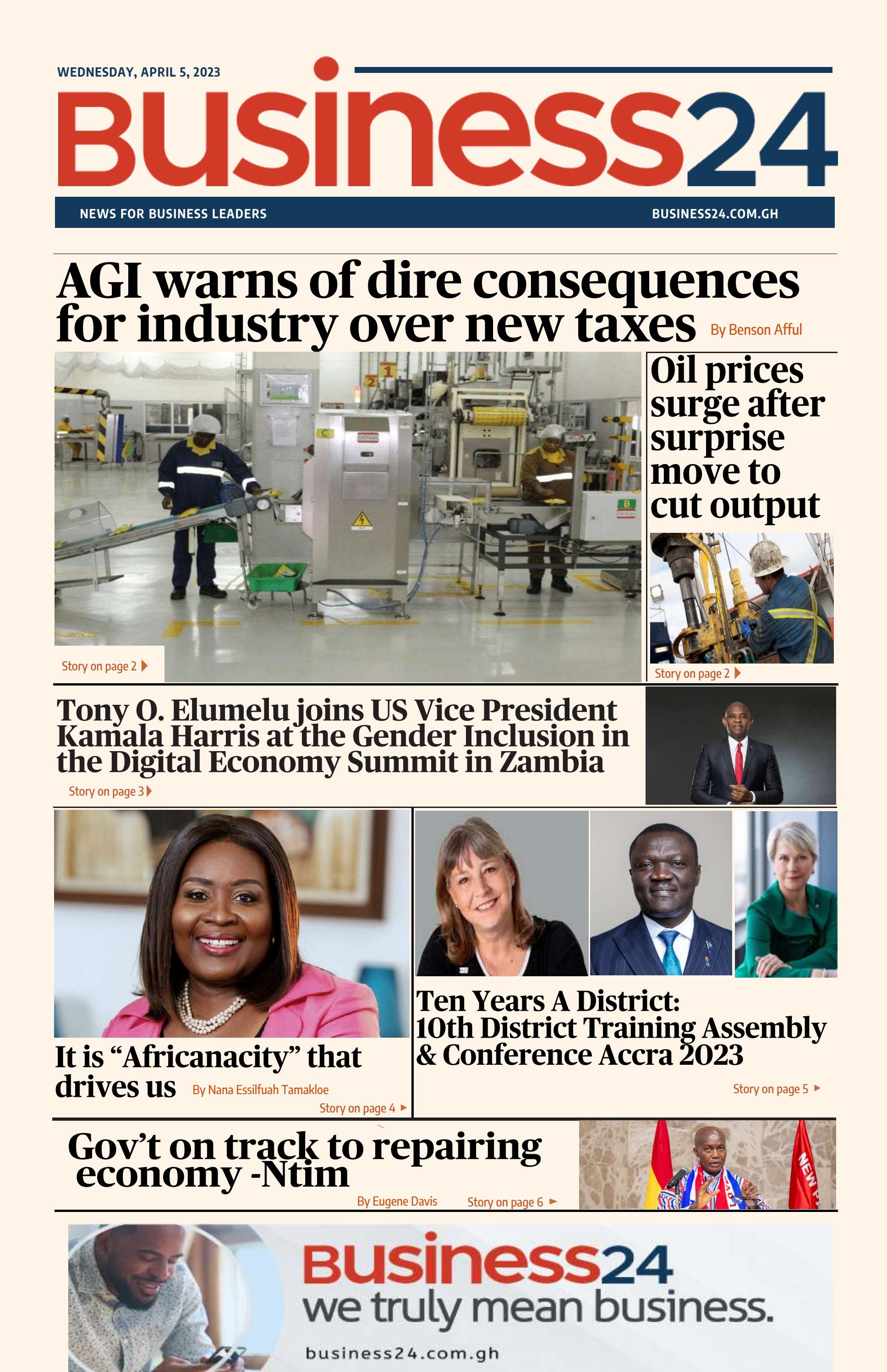 Business24 Newspaper 05 April 23 by Business24 Online - Issuu