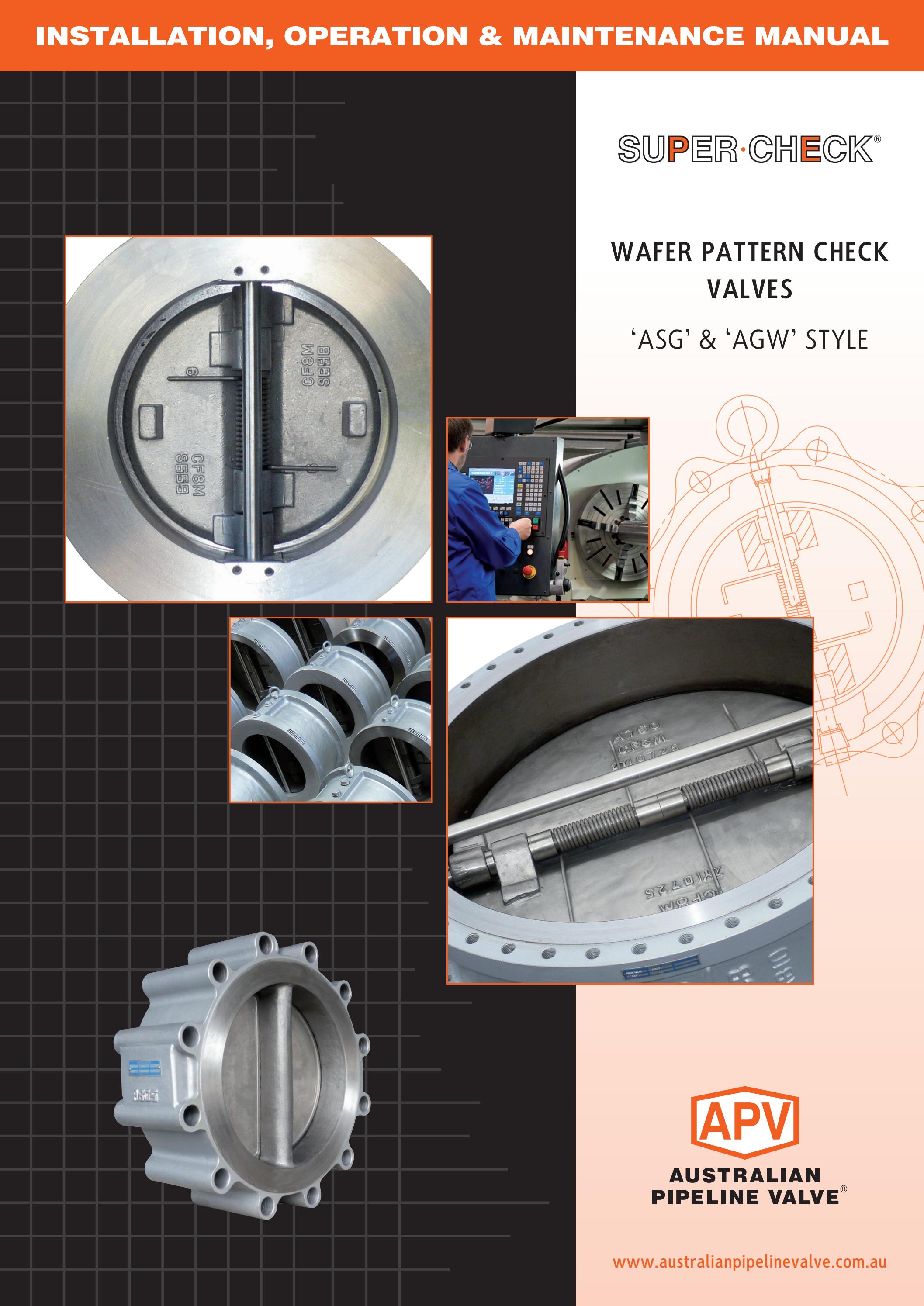Supercheck Checkwafer ASG AGW IOM by Australian Valve Centre - Issuu