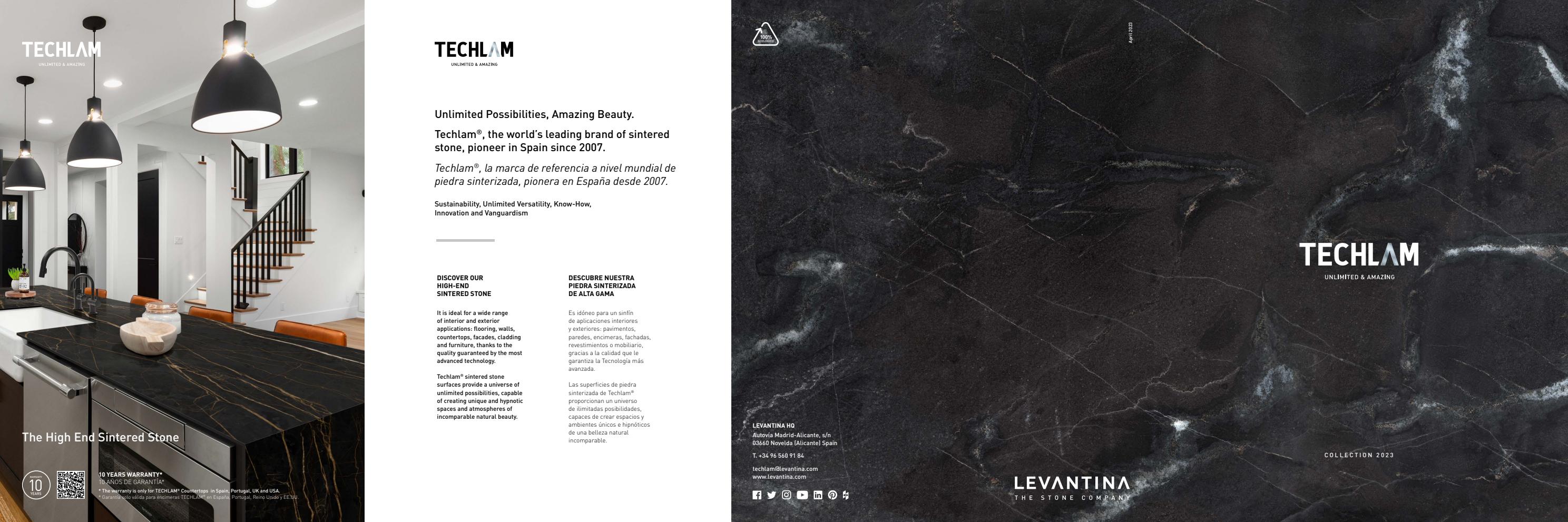 Cuadríptico Techlam Colecciones 2023 by Levantina - Issuu