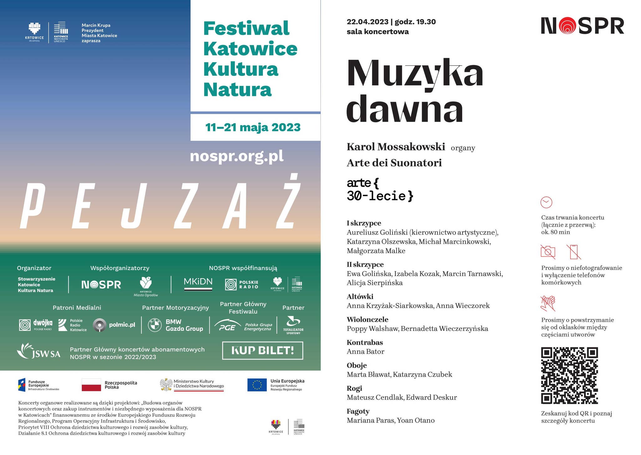 Program koncertowy 22/04/2023 by NOSPR - Issuu