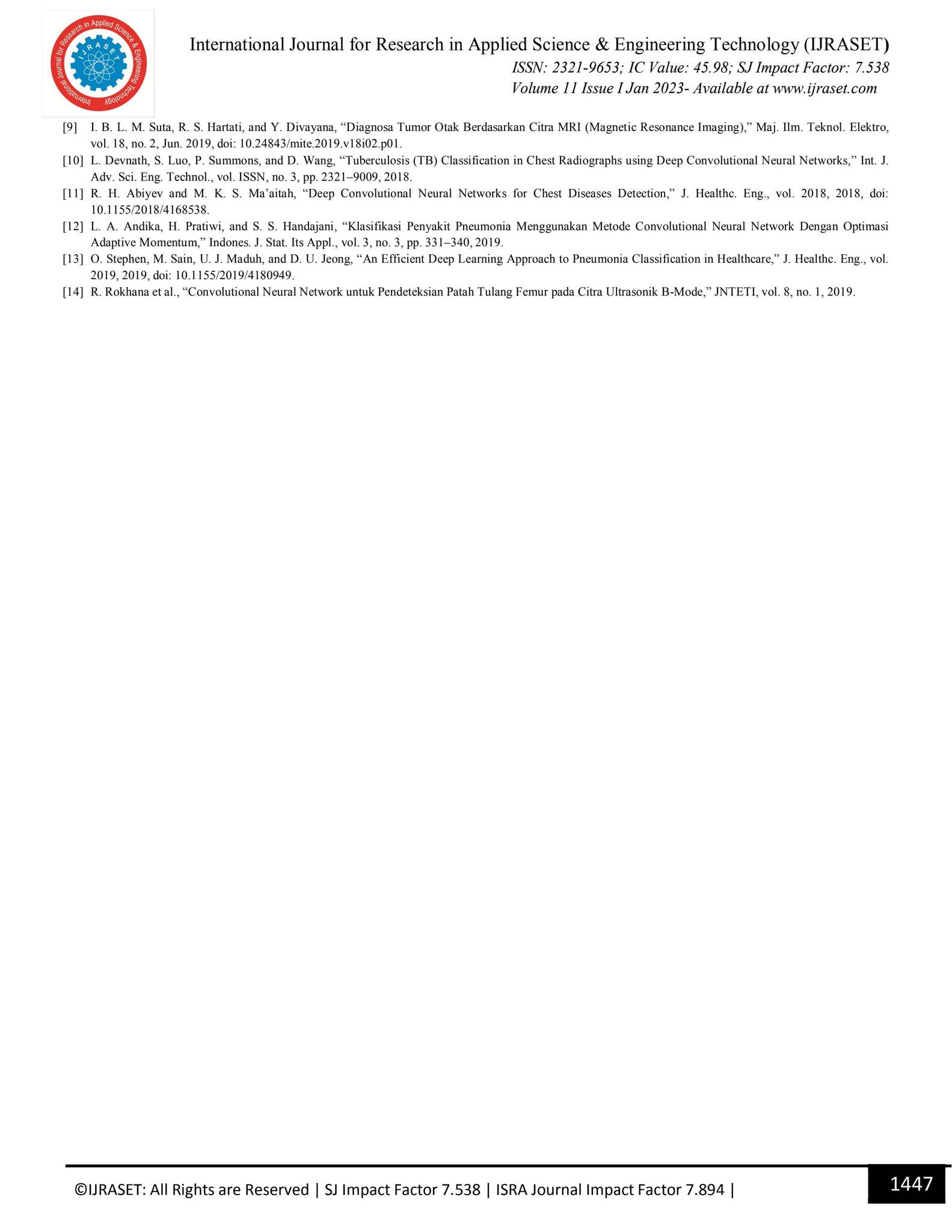 Chest X Ray Analysis Using Deep Learning By Ijraset Issuu