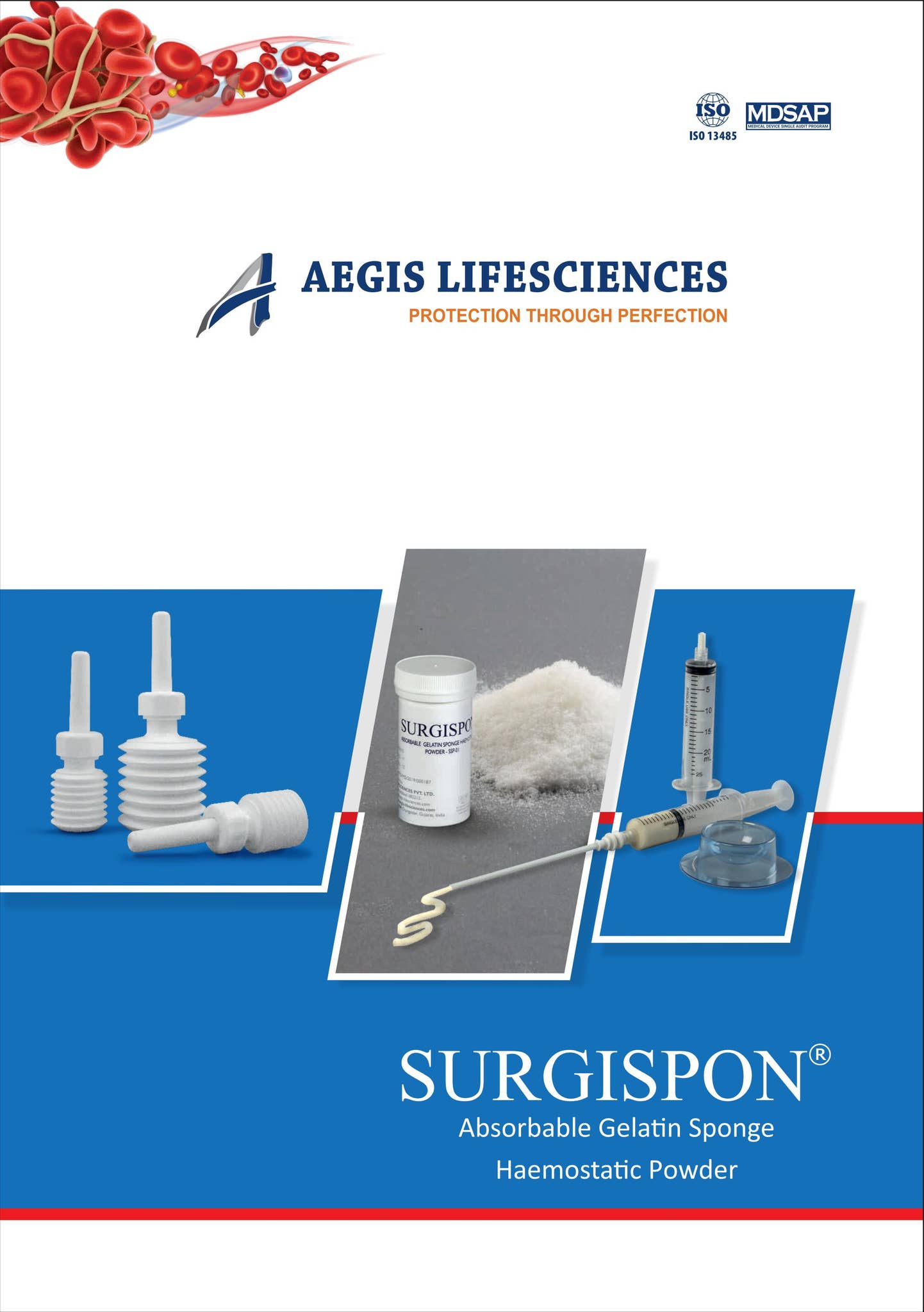 SURGISPON Absorbable Gelatin Sponge Haemostatic Powder by ...