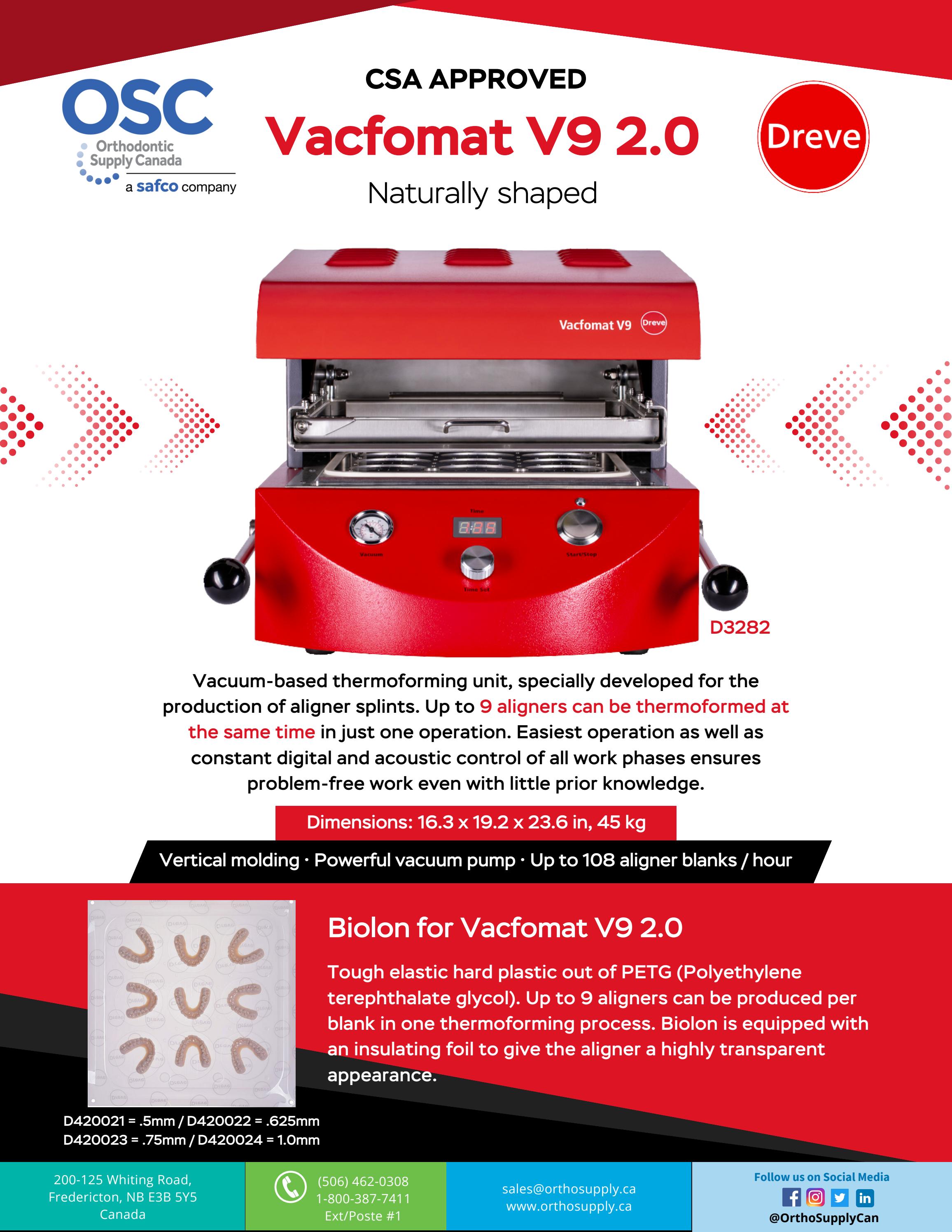 Vacfomat V9 2.0 by Orthodontic Supply of Canada - Issuu