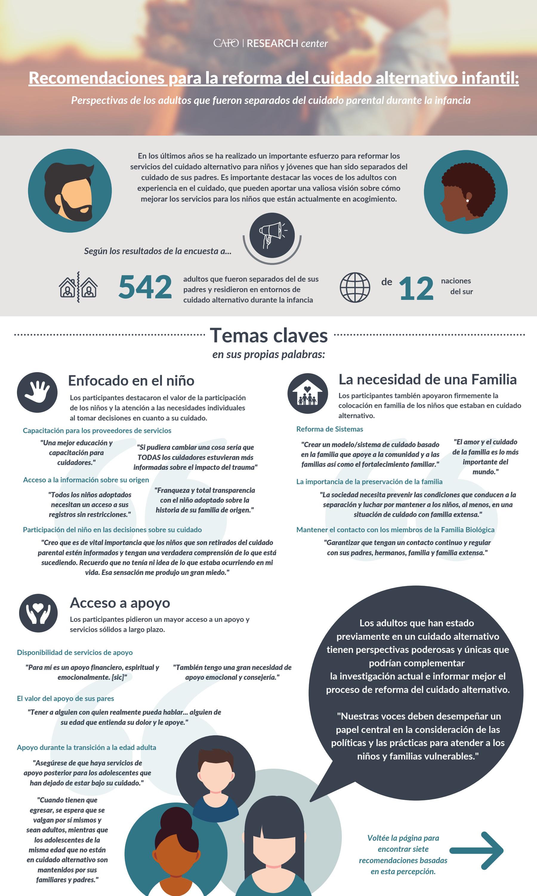 Center: Infographic: Recommendations of Care Reform (Spanish) by ...