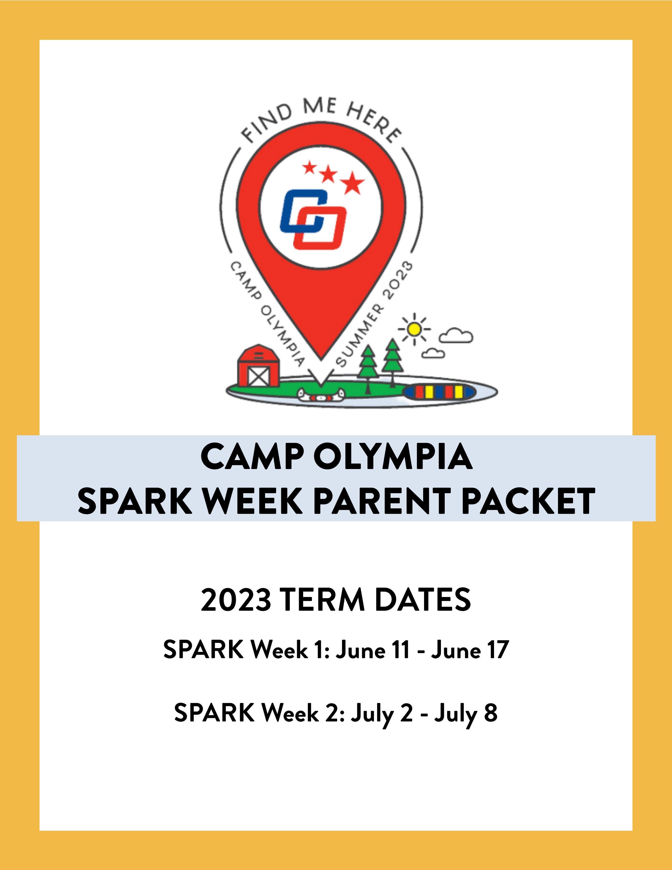 2023 SPARK Week Parent Packet by Jasie Hatcher - Issuu