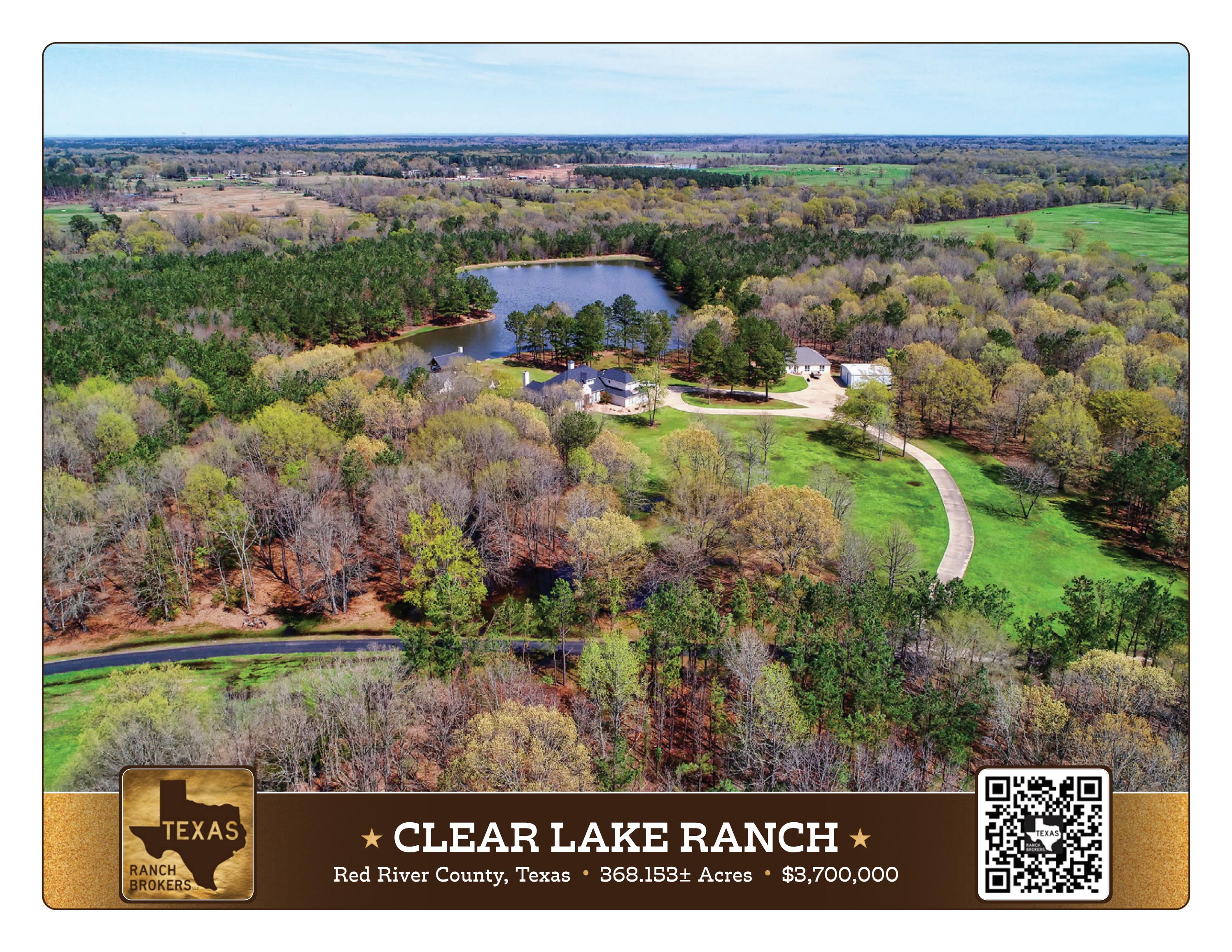 Clear Lake Ranch, Red River County, Texas - Texas Ranch Brokers by ...