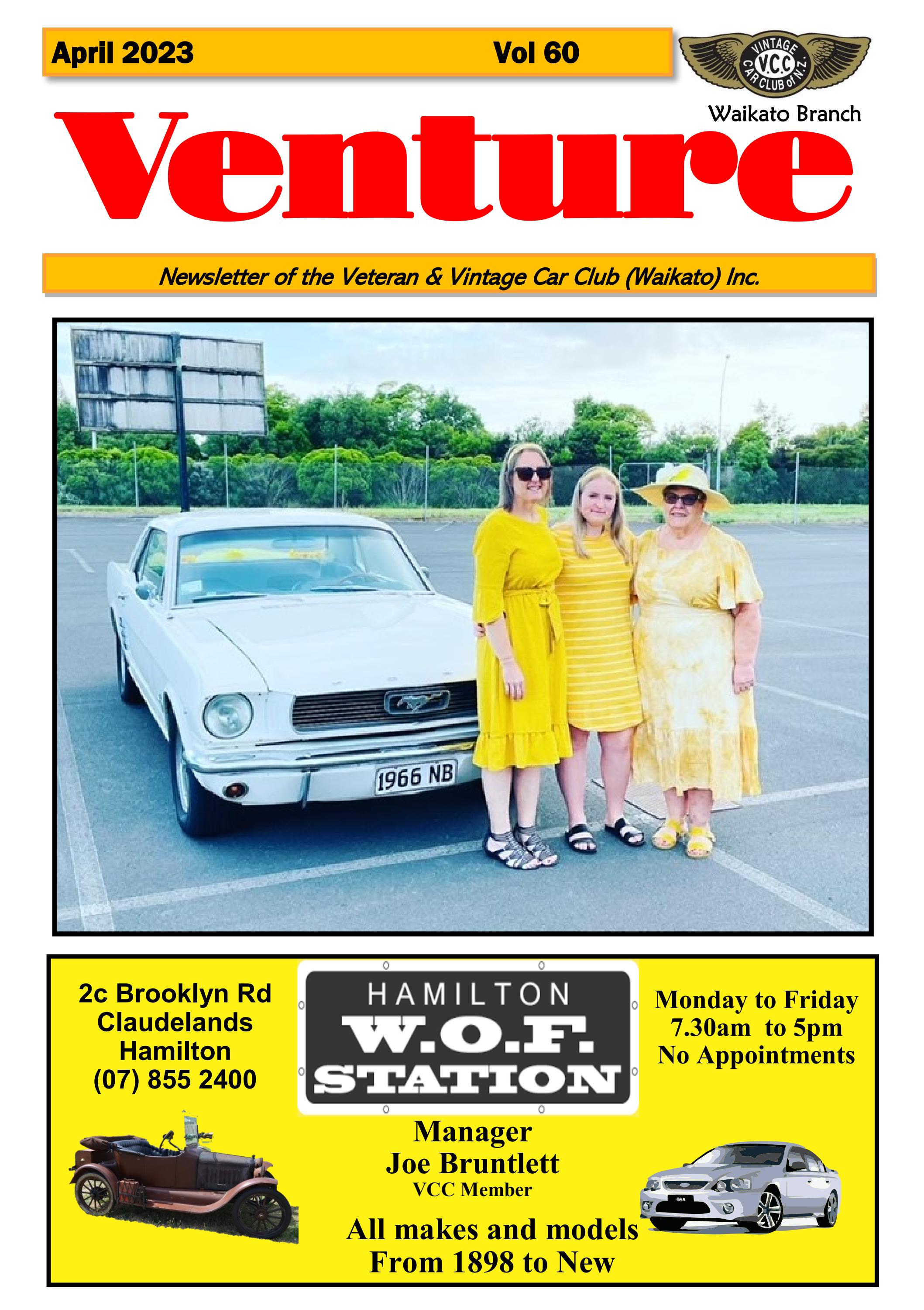 VCC WAIKATO VENTURE APRIL 2023 by Vintage Car Club of New Zealand - Issuu