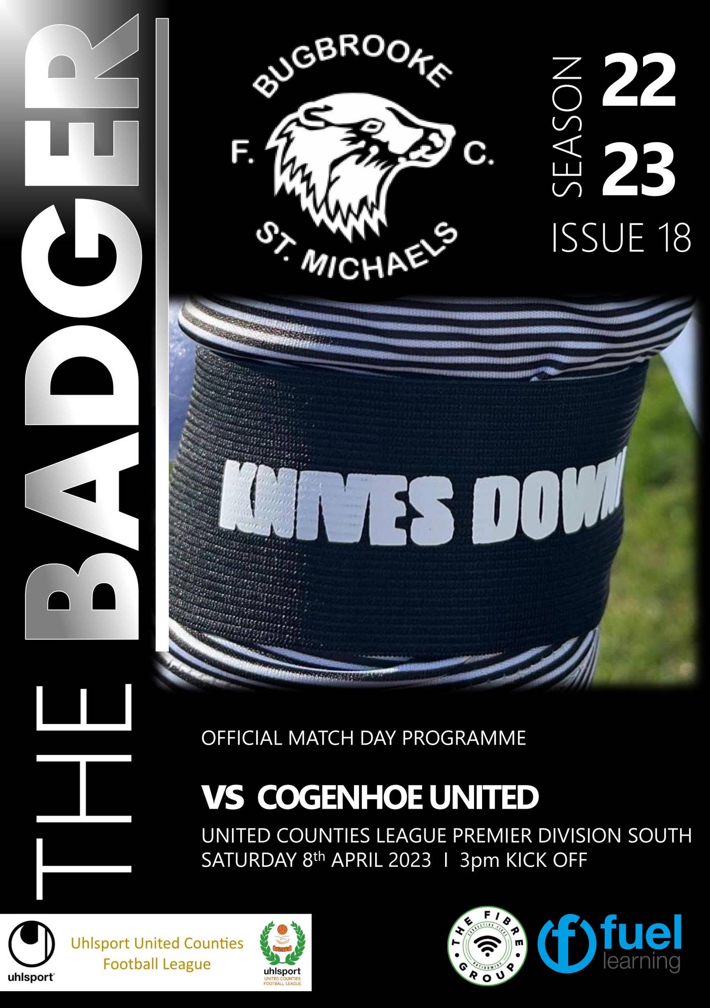 The BADGER 2022/23 Issue 18 vs Cogenhoe United by BugbrookeStMichaels ...