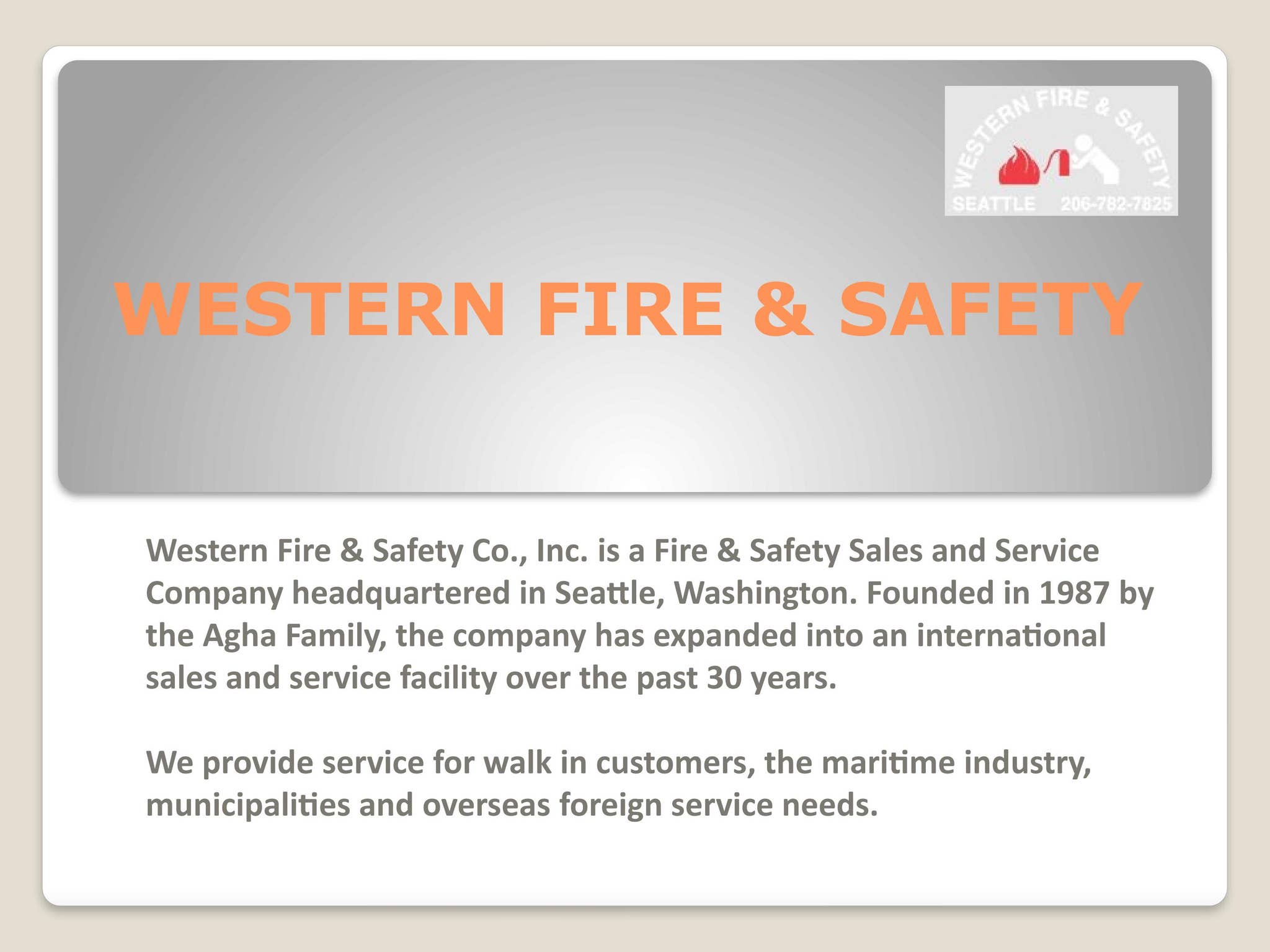 Foreign Fixed Fire Suppression System Service by westernfiresafety - Issuu