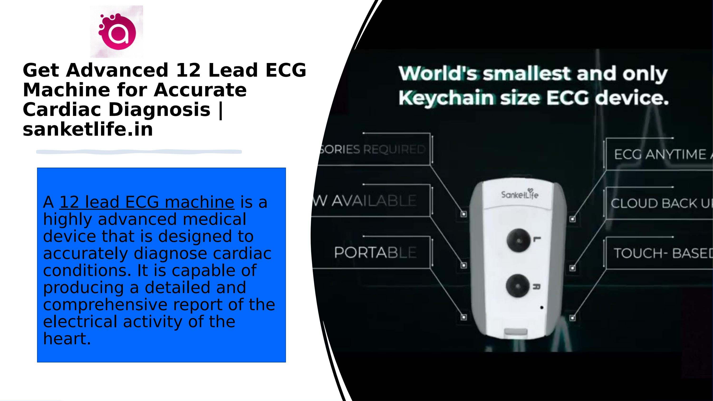 Get Advanced 12 Lead ECG Machine for Accurate Cardiac Diagnosis ...