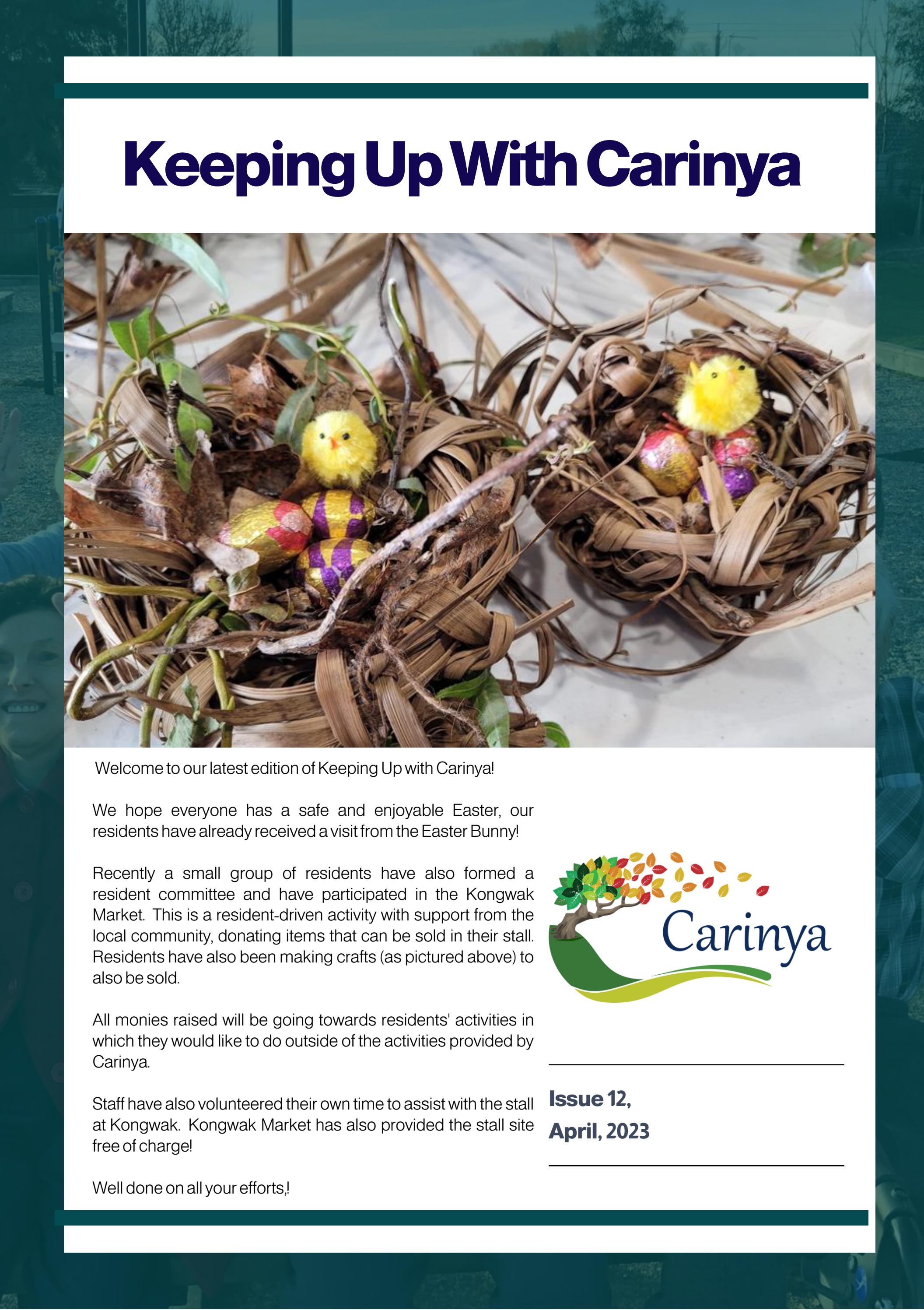Keeping up with Carinya April 23 by carinya - Issuu