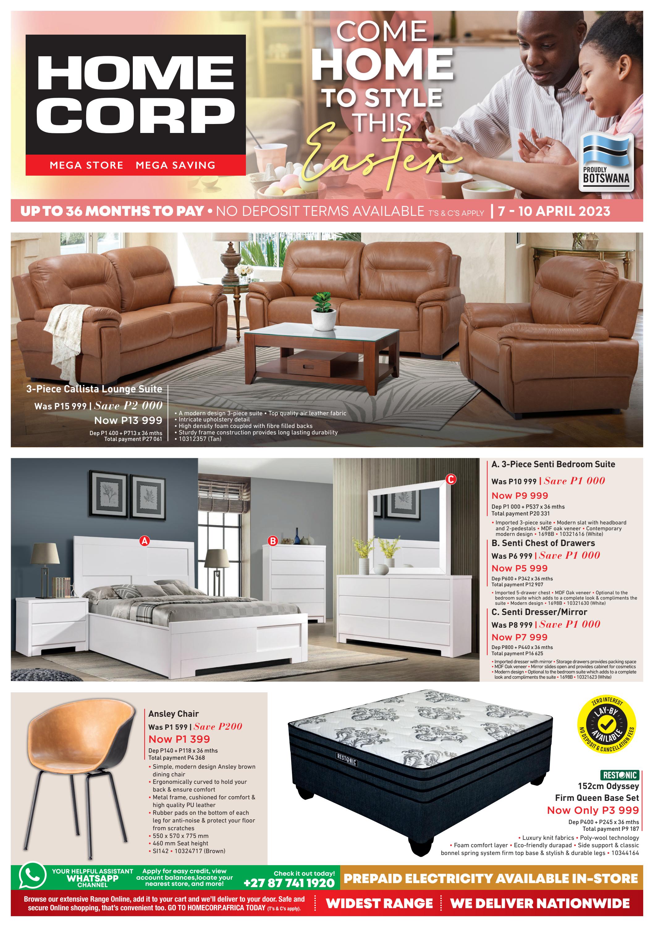 Home Corp Botswana Furniture - 7-10 April 2023 by Chatterbox Digital - Issuu