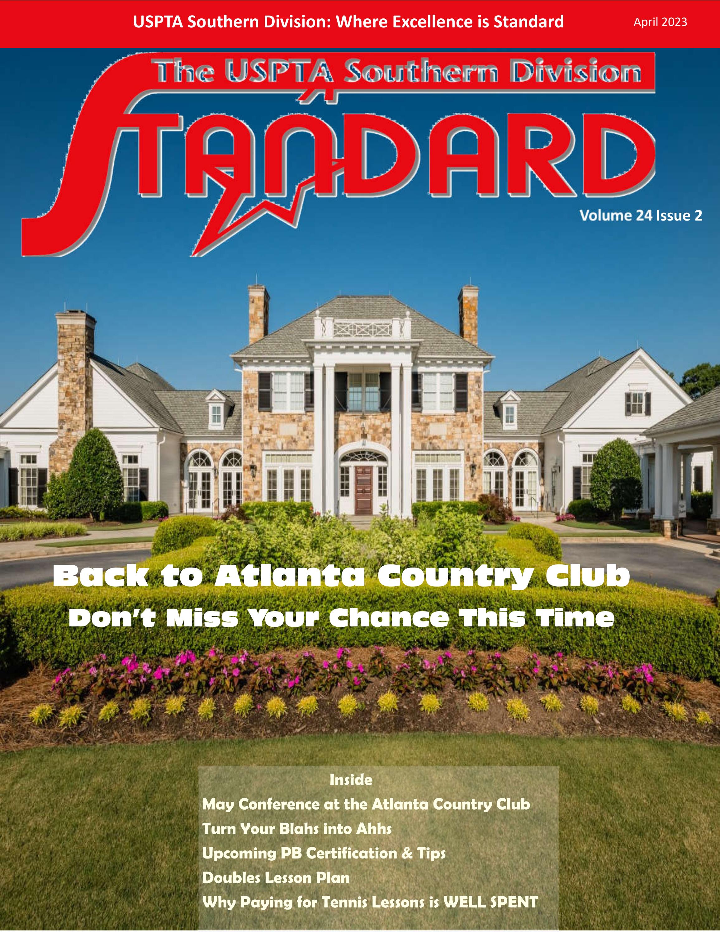 USPTA Southern Standard April 2023 by USPTA Southern - Issuu