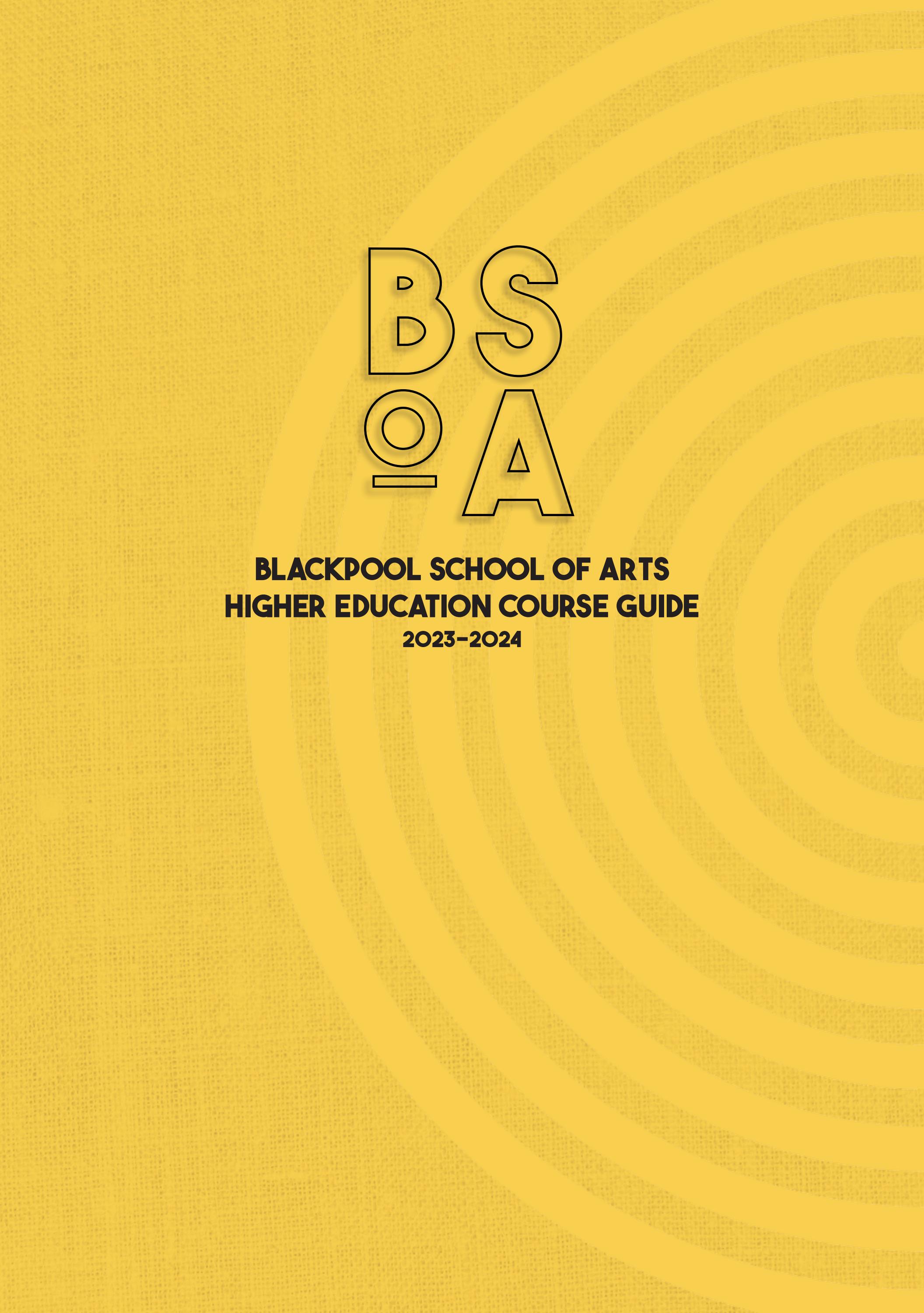 BSOA Prospectus 2023-24 HE by Blackpool and The Fylde College - Issuu