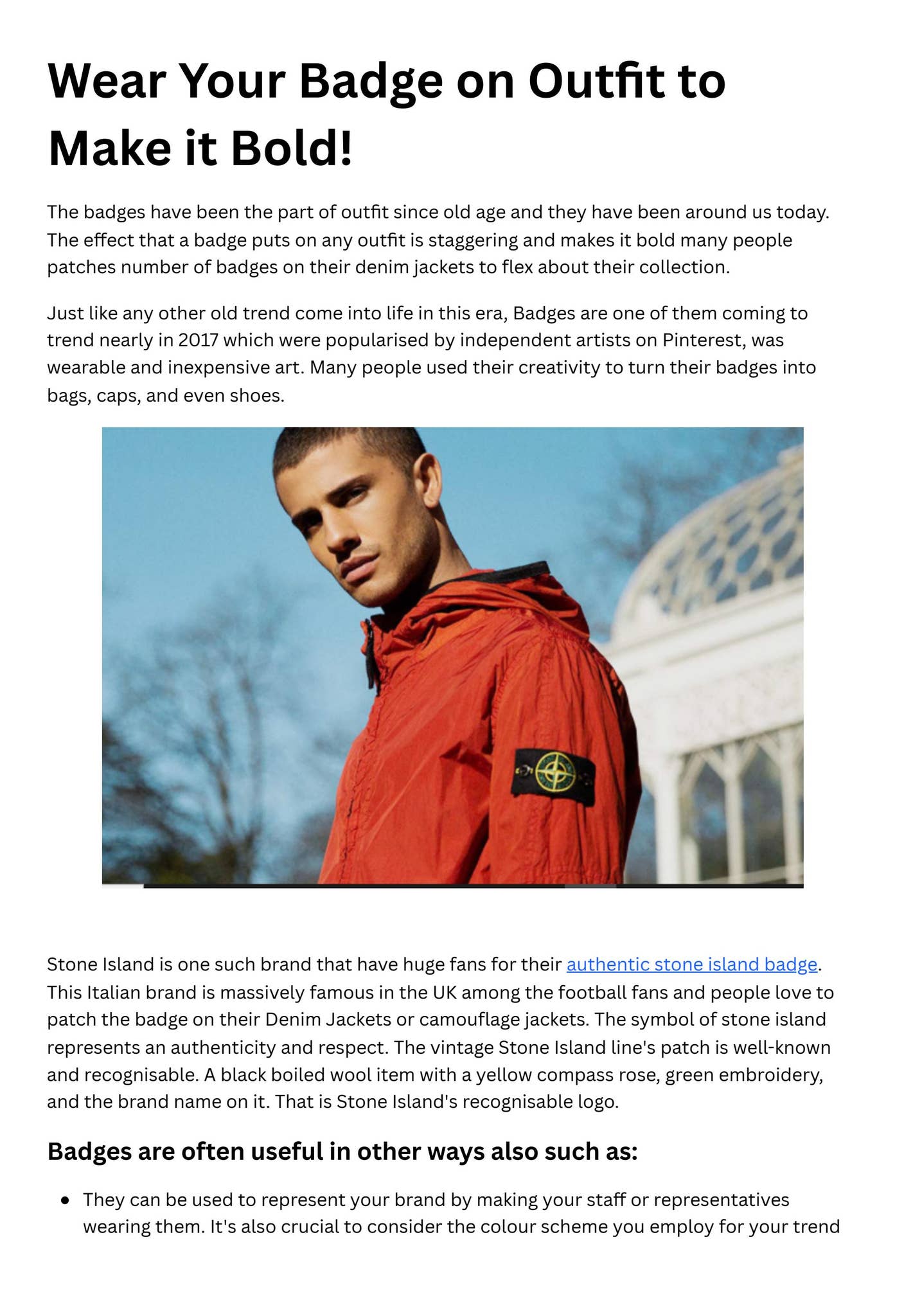 Wear Your Badge on Outfit to Make it Bold! by badge king - Issuu