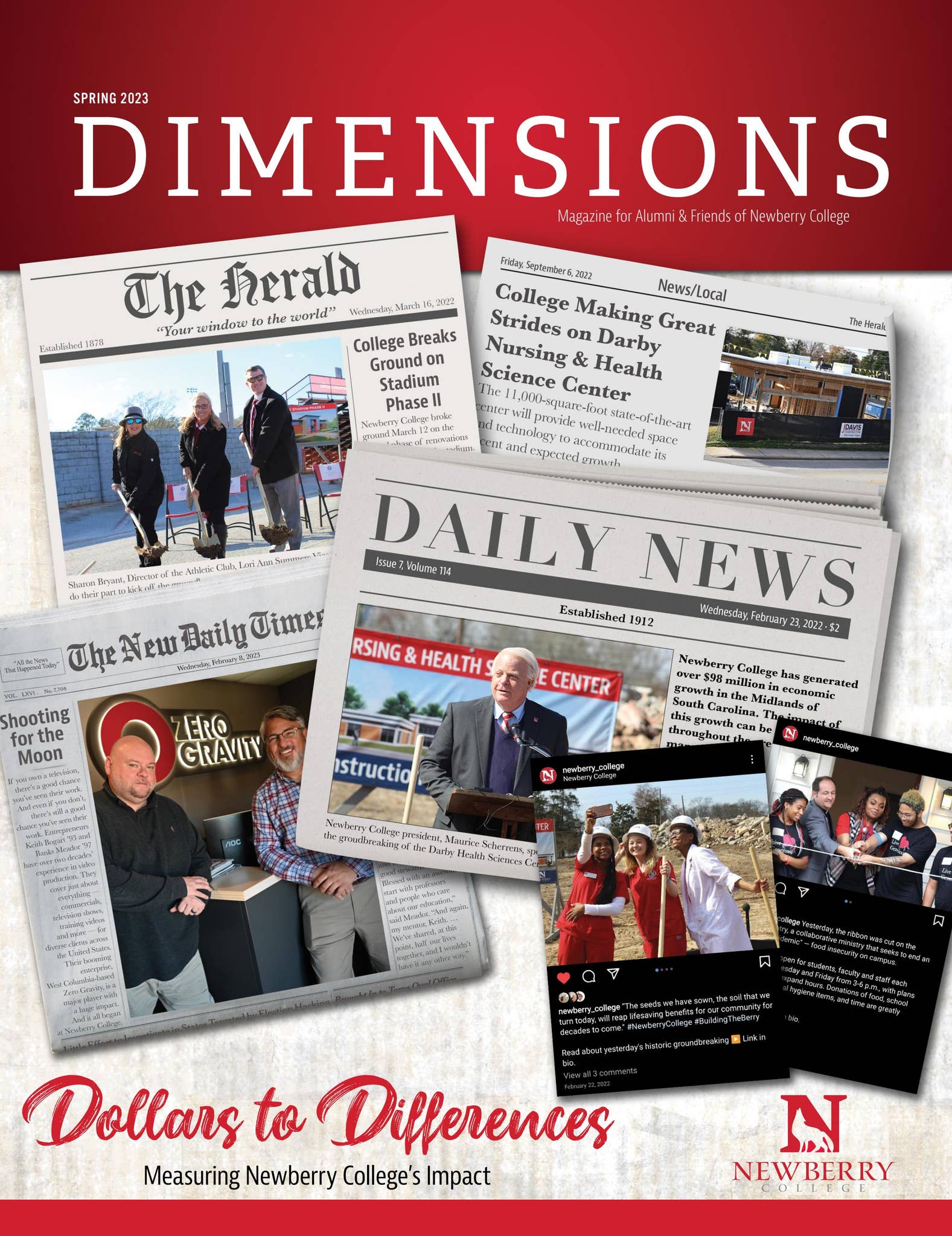 Dimensions Magazine – Spring 2023 by Newberry College - Issuu