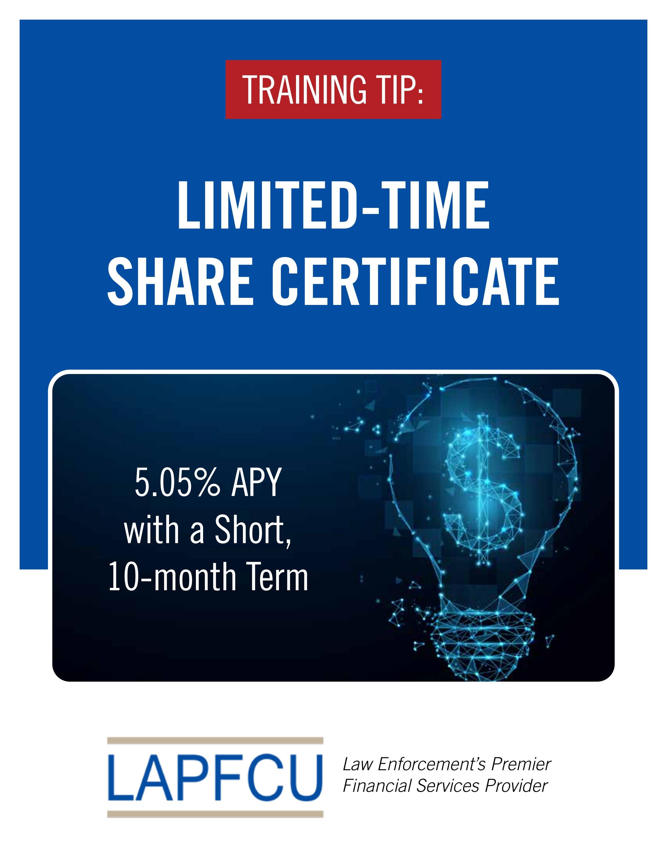 Limited-Time Share Certificate Training Guide by lapfcu - Issuu