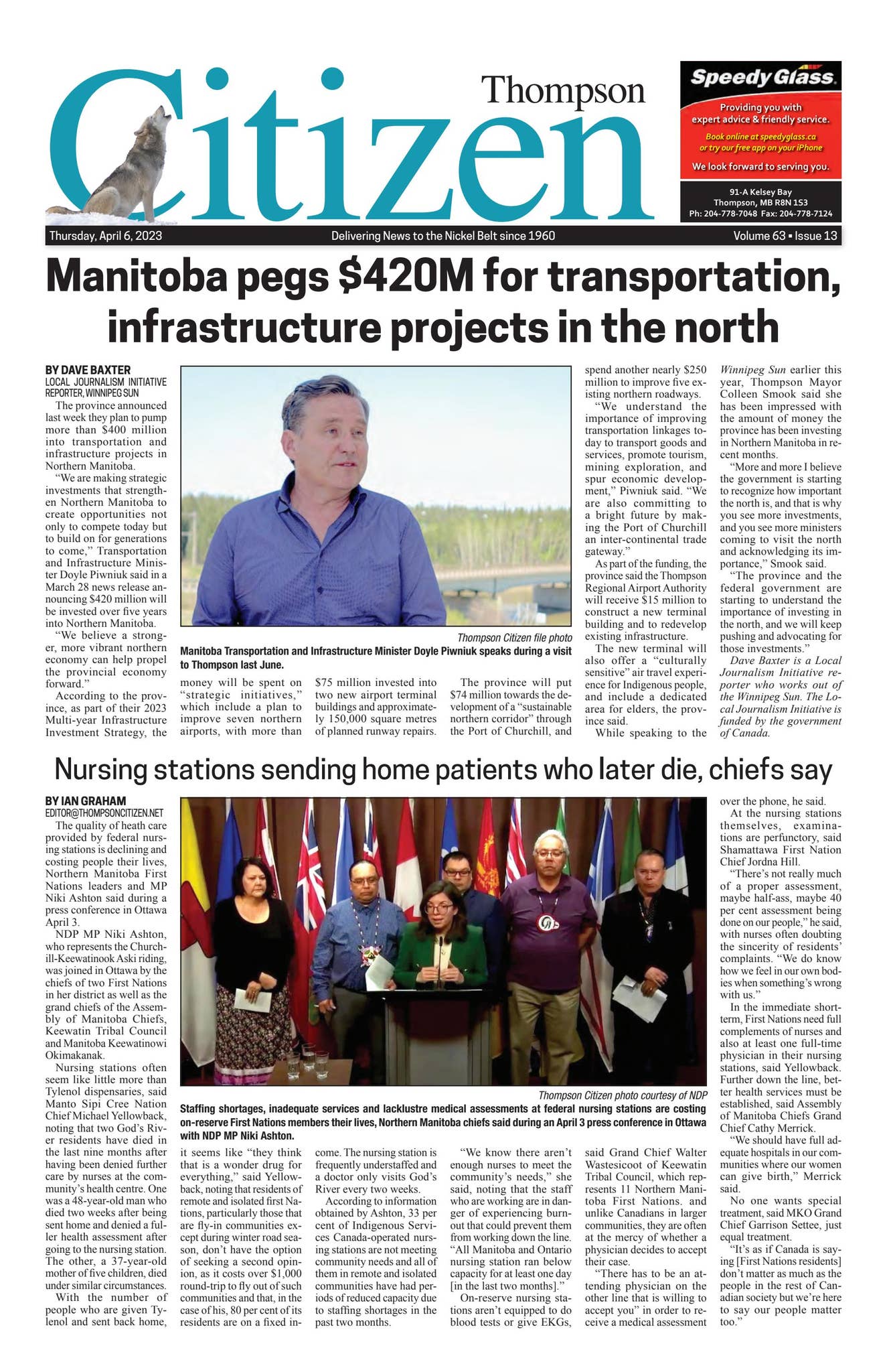 April 6 2023 by Thompson Citizen - Issuu