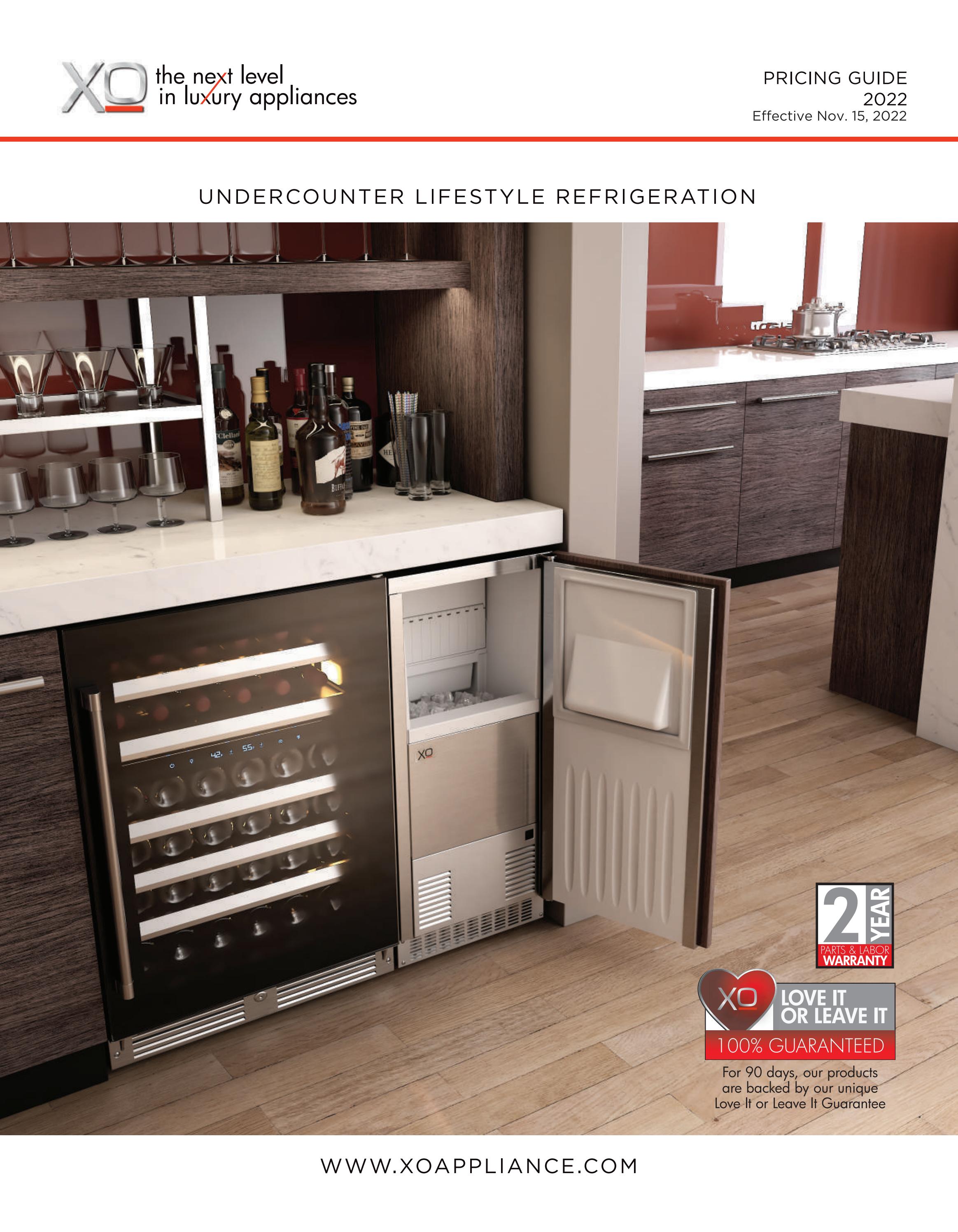 Price Book XO Undercounter by Craig Friedman - Issuu