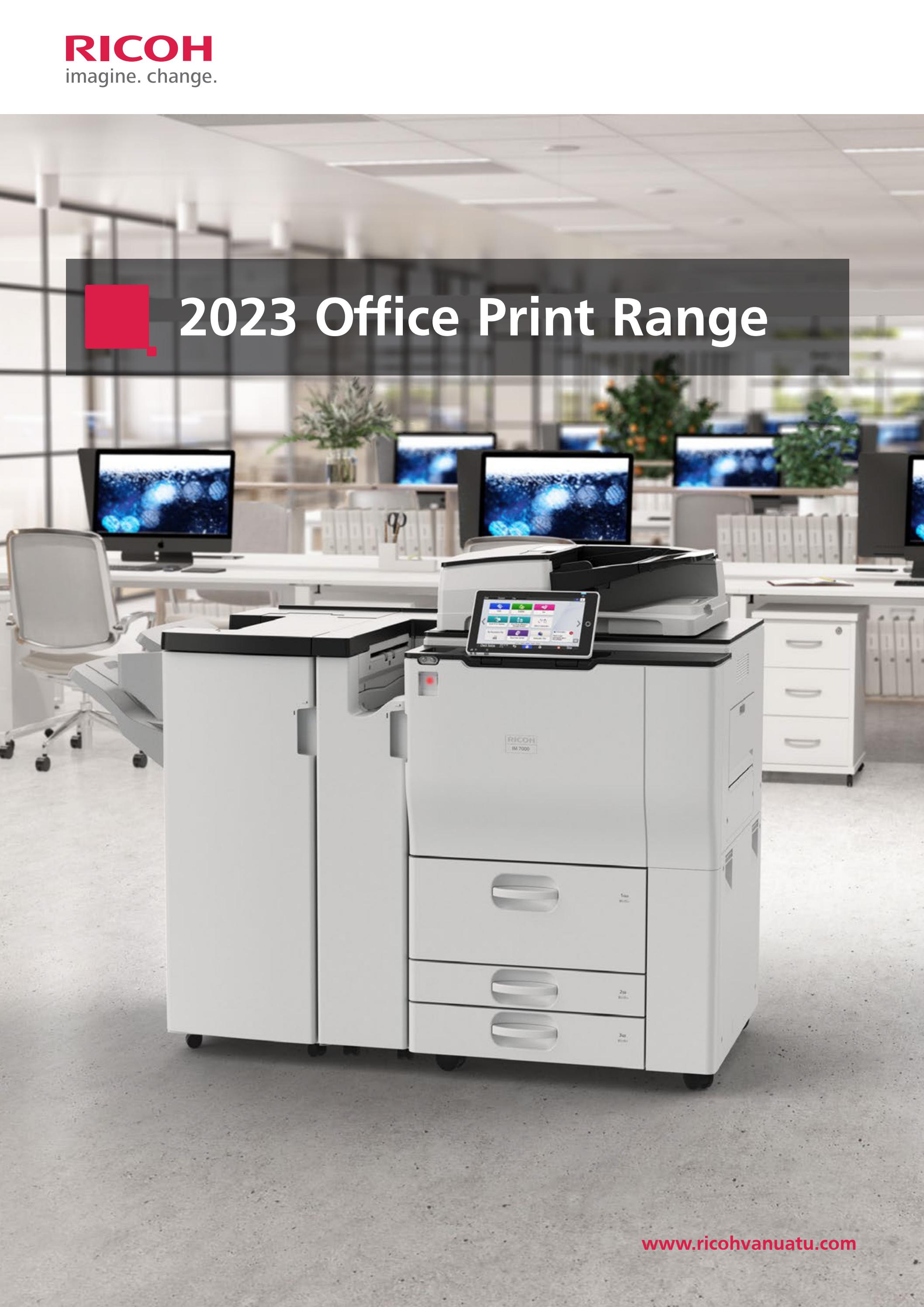 Ricoh 2023 Office Print Range (Vanuatu) by alpinegroup - Issuu