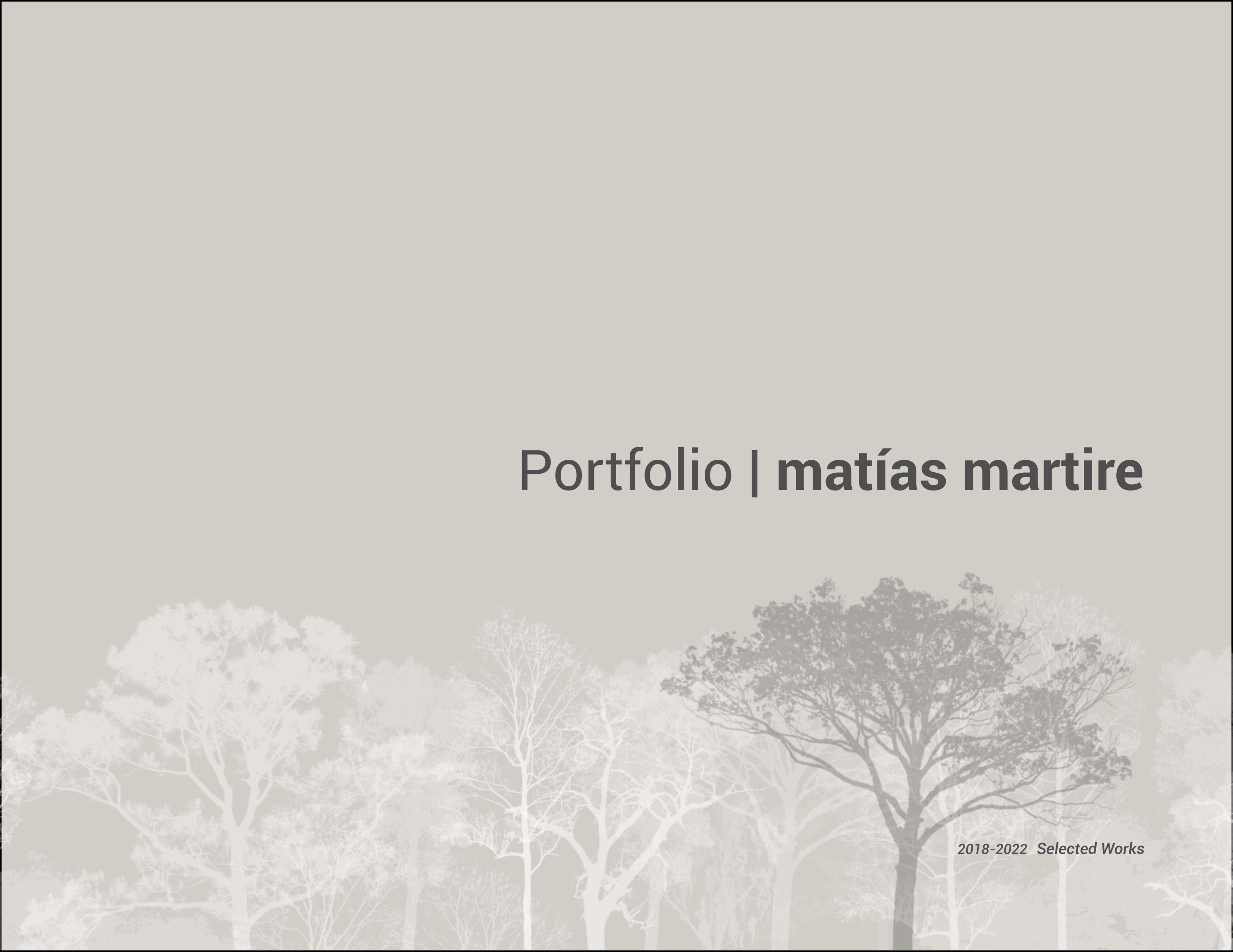 matias martire │ Portfolio by Matias Martire - Issuu