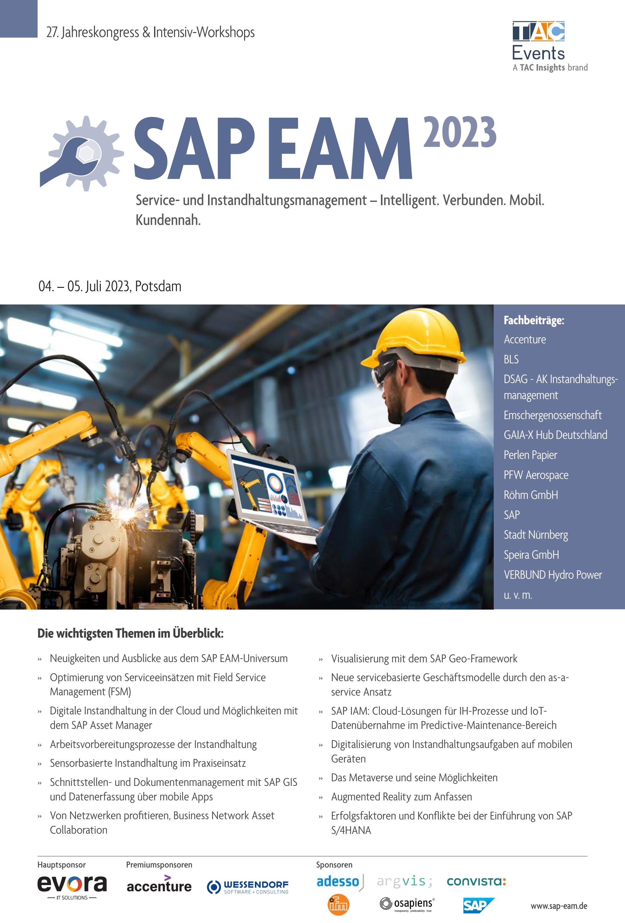 27. Jahreskongress SAP EAM 2023 by argvisGmbH - Issuu