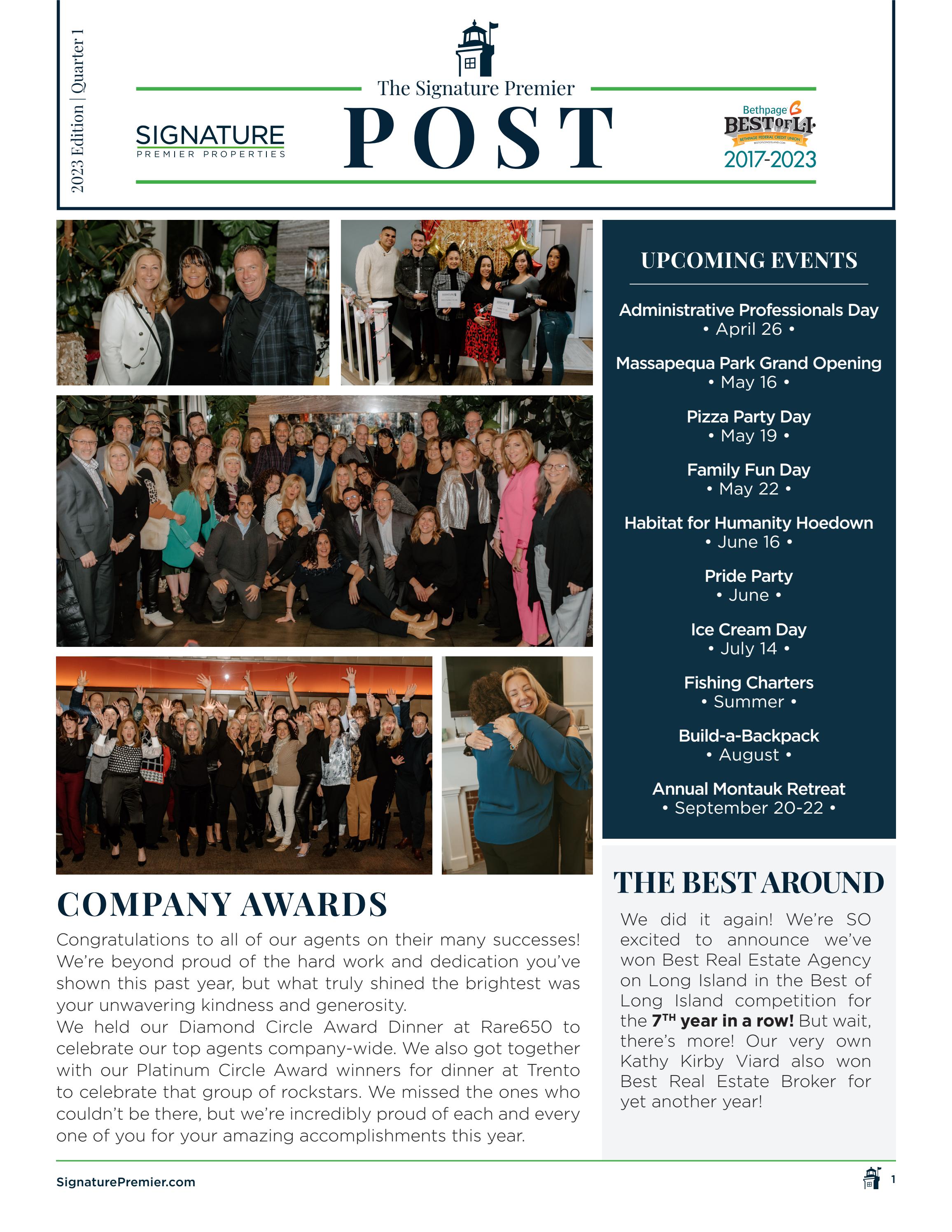 Signature Premier Post | Q1 2023 by Signature Premier Properties - Issuu