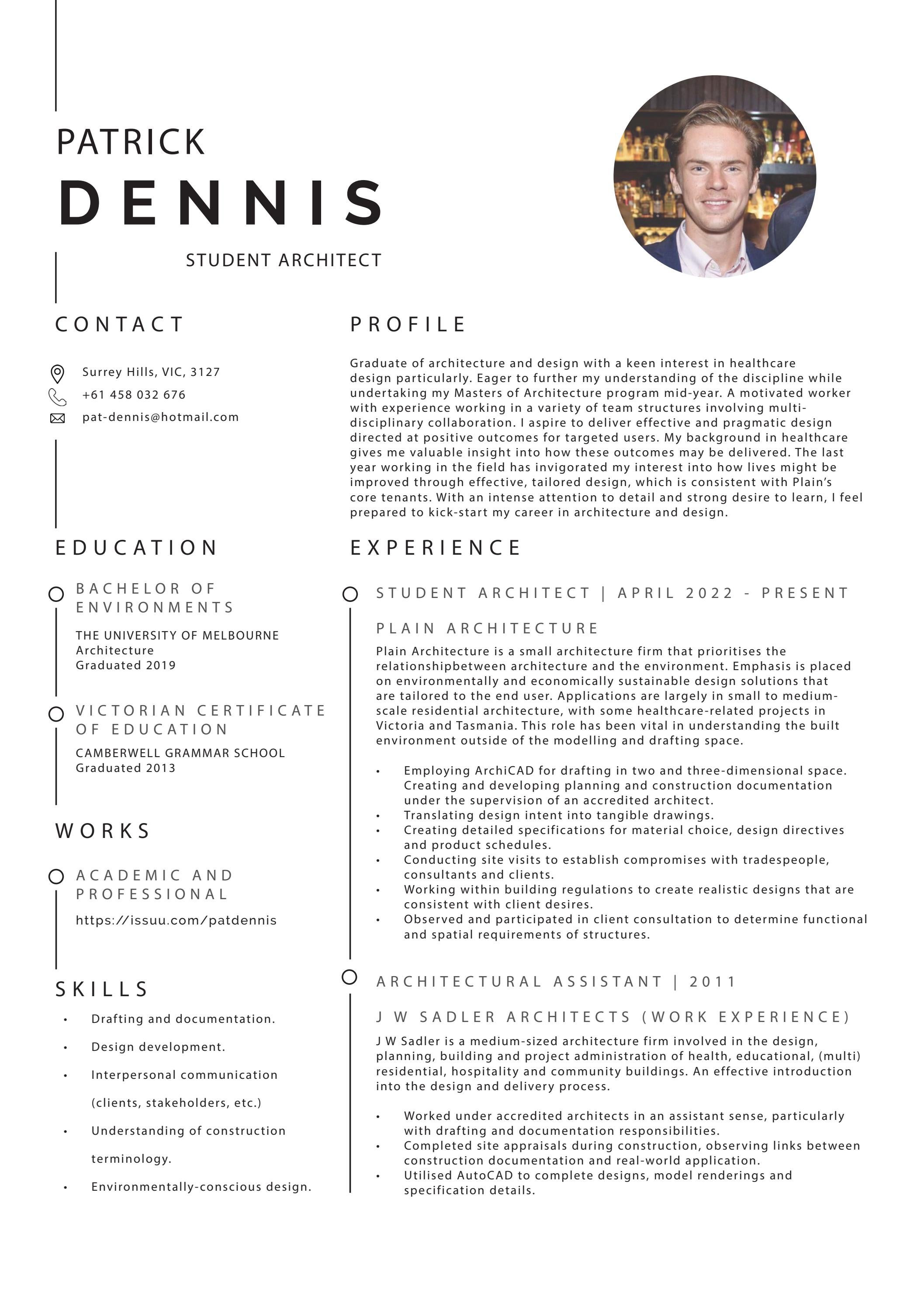 Curriculum Vitae - Patrick Dennis (2023) by Patrick Dennis - Issuu