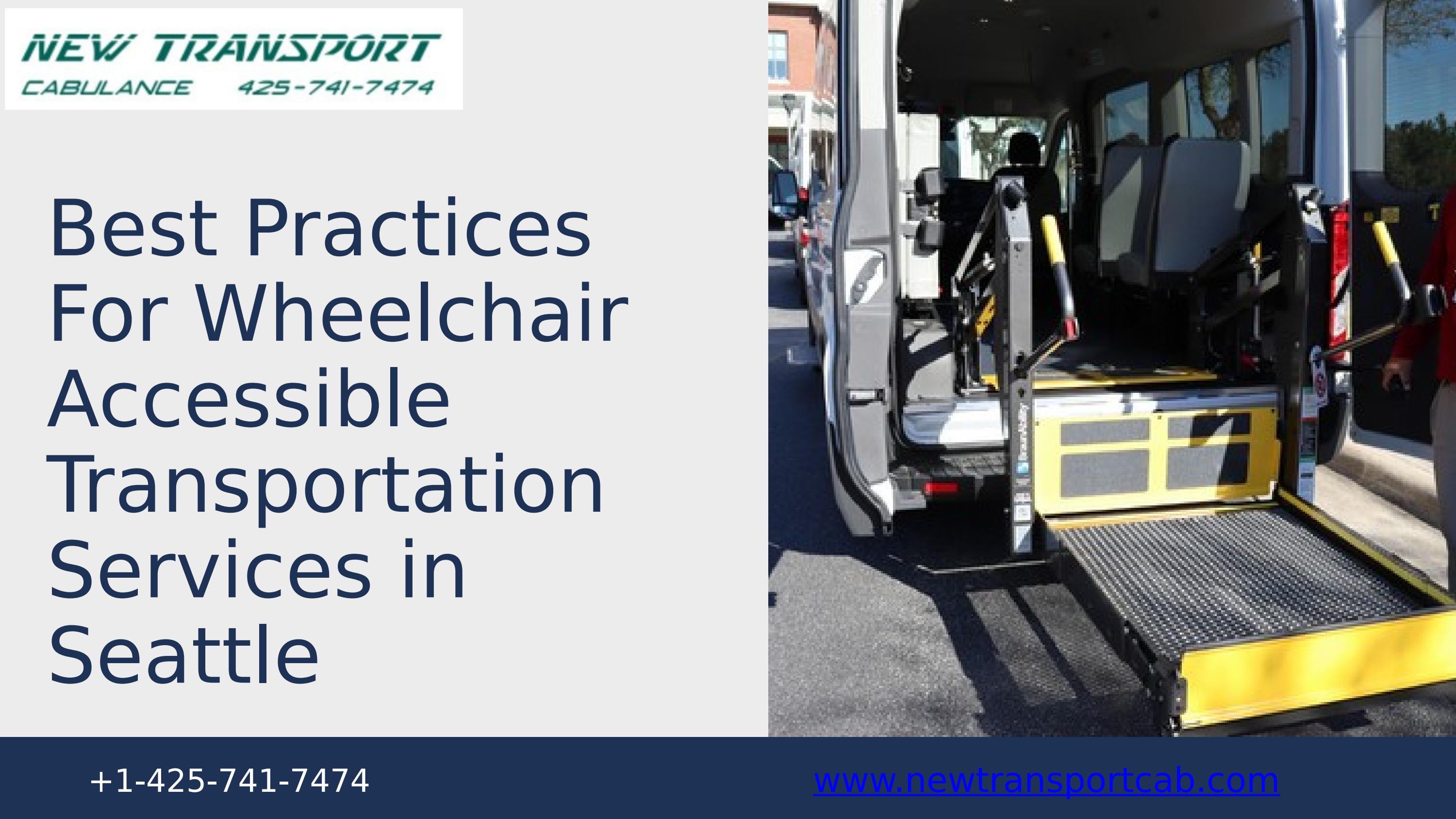 Best Practices for Wheelchair Accessible Transportation Services in ...