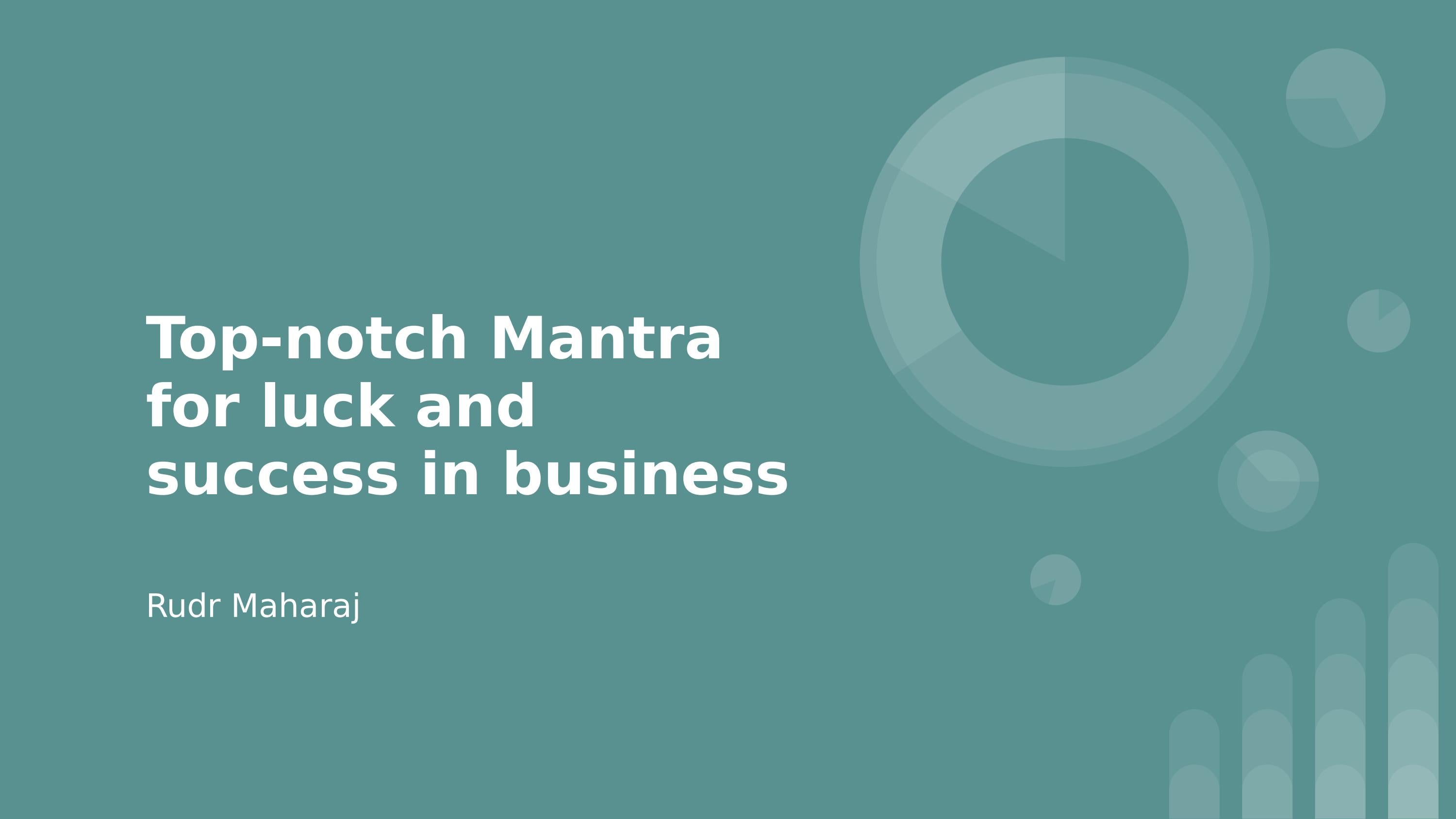 Top-notch Mantra for Luck and Success in Business by rudrmaharaj - Issuu