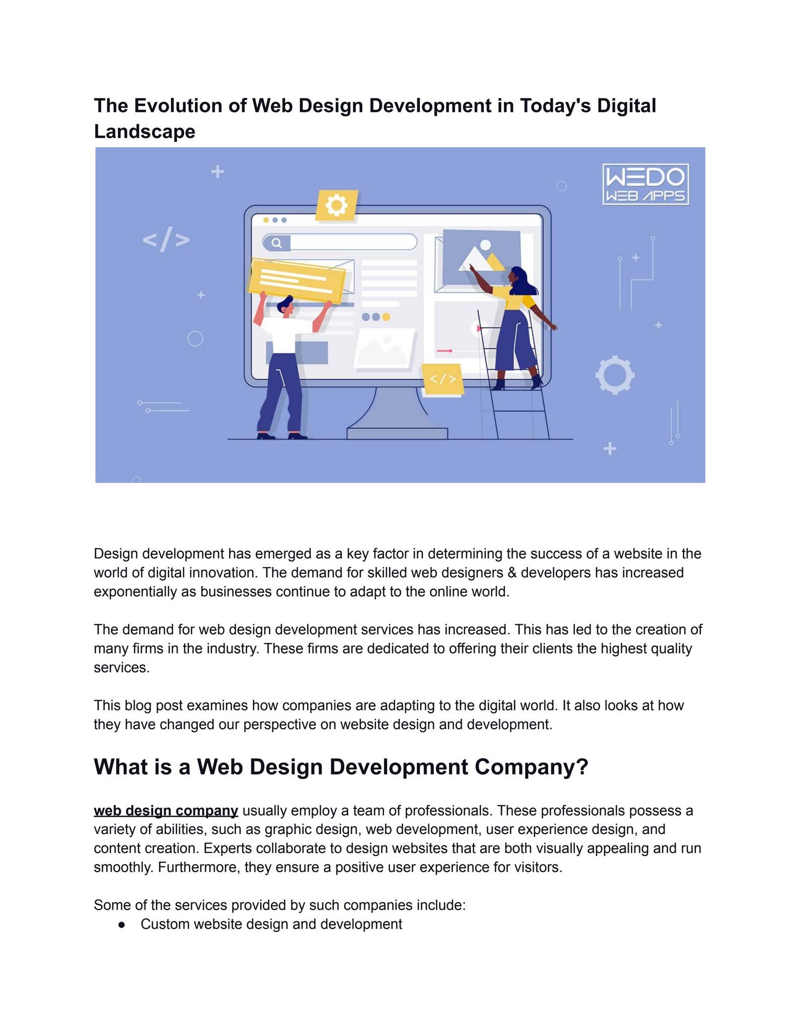The Evolution of Web Design Development in Today's Digital Landscape by ...