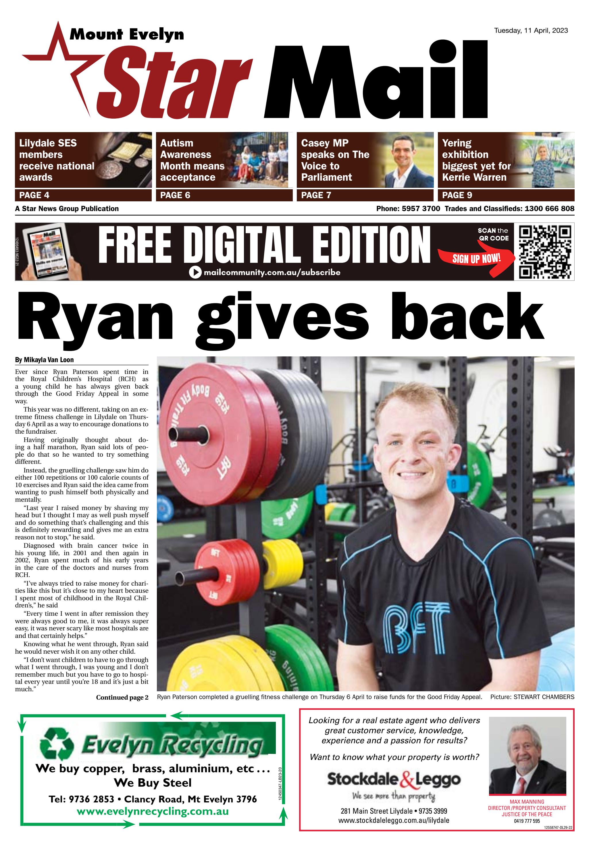 Mail - Mt Evelyn Star Mail - 11th April 2023 by Star News Group - Issuu