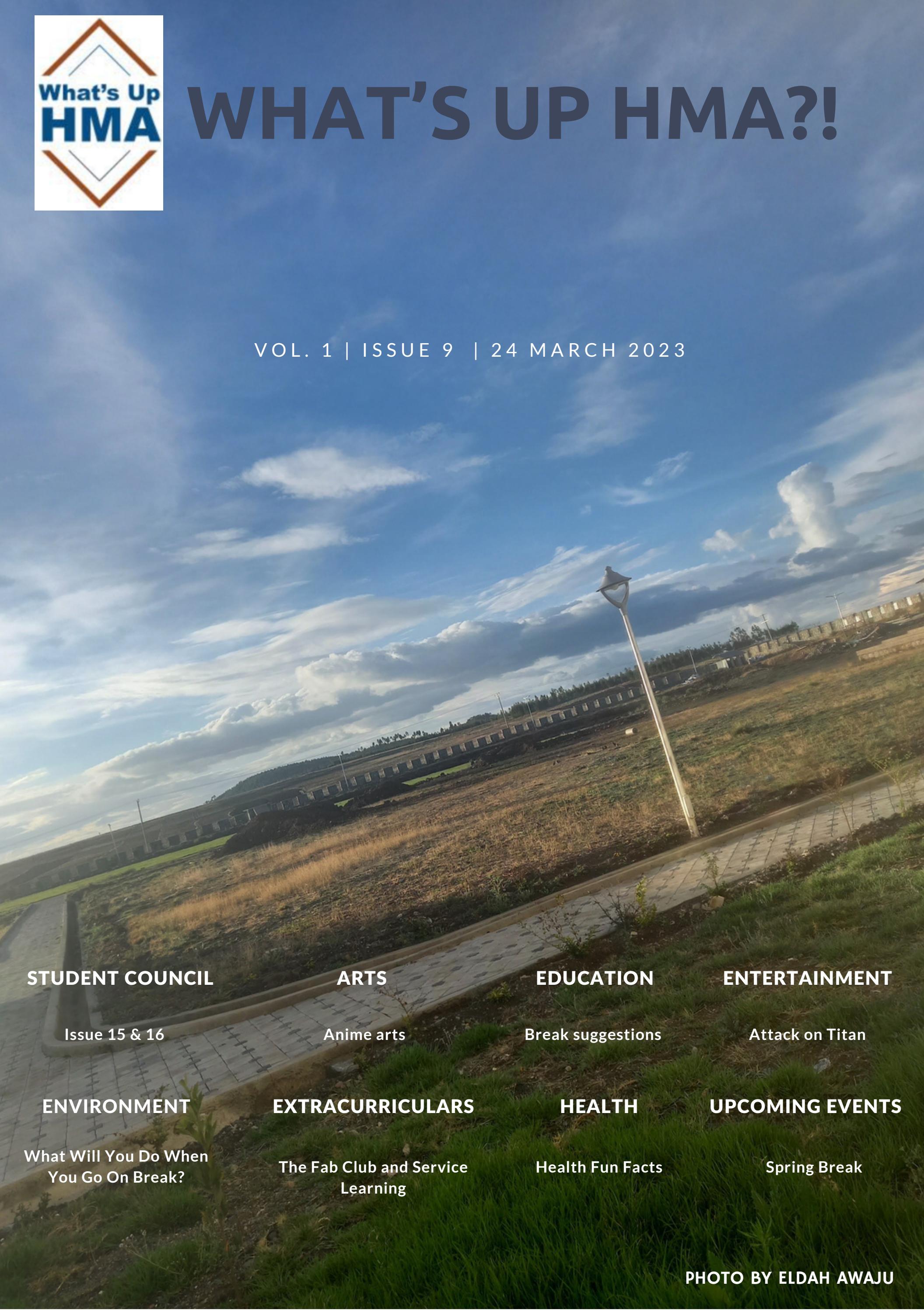 What’s up HMA-Vol. 1, Issue 9 by Haile-ManasAcademy - Issuu