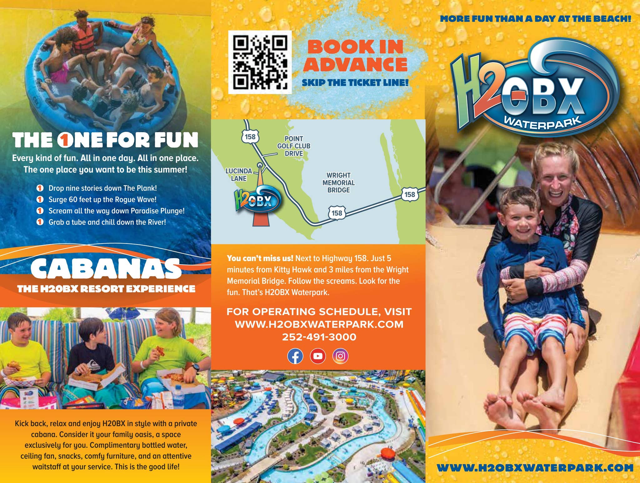 H2OBX Waterpark - Partner Brochure by The Northern Outer Banks - Issuu