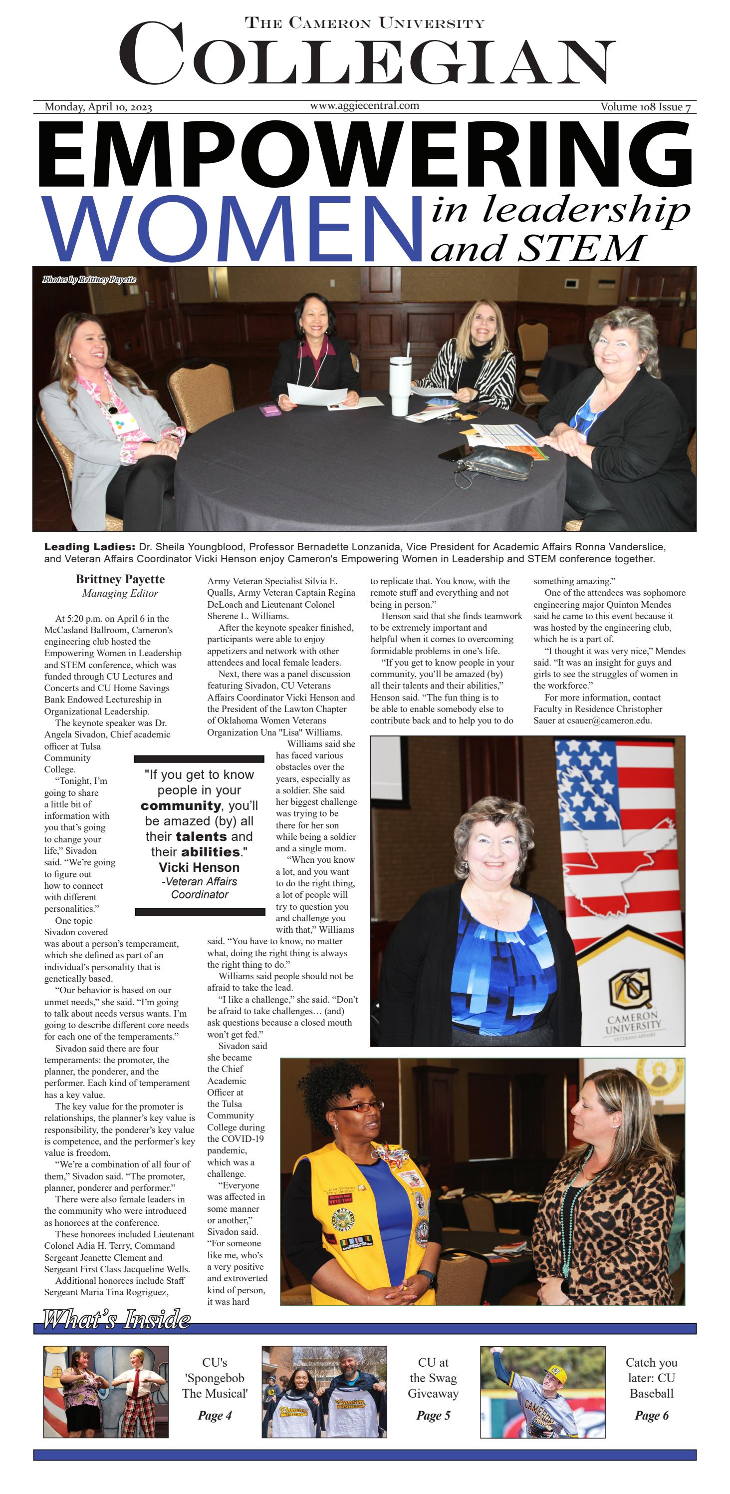 The Cameron Collegian - April 10th, 2023 by Cameron University ...