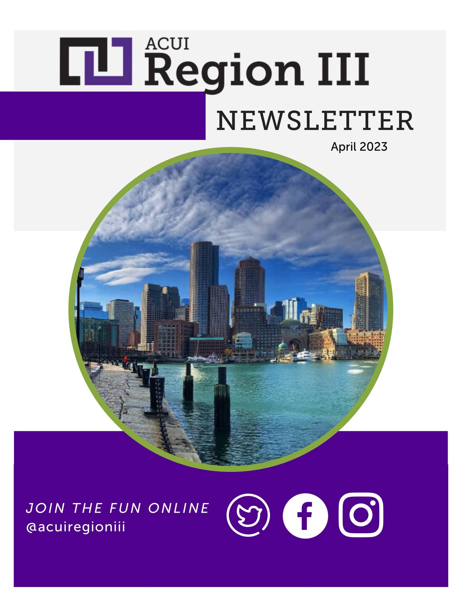 Region III Newsletter: April 2023 by ACUI - Issuu
