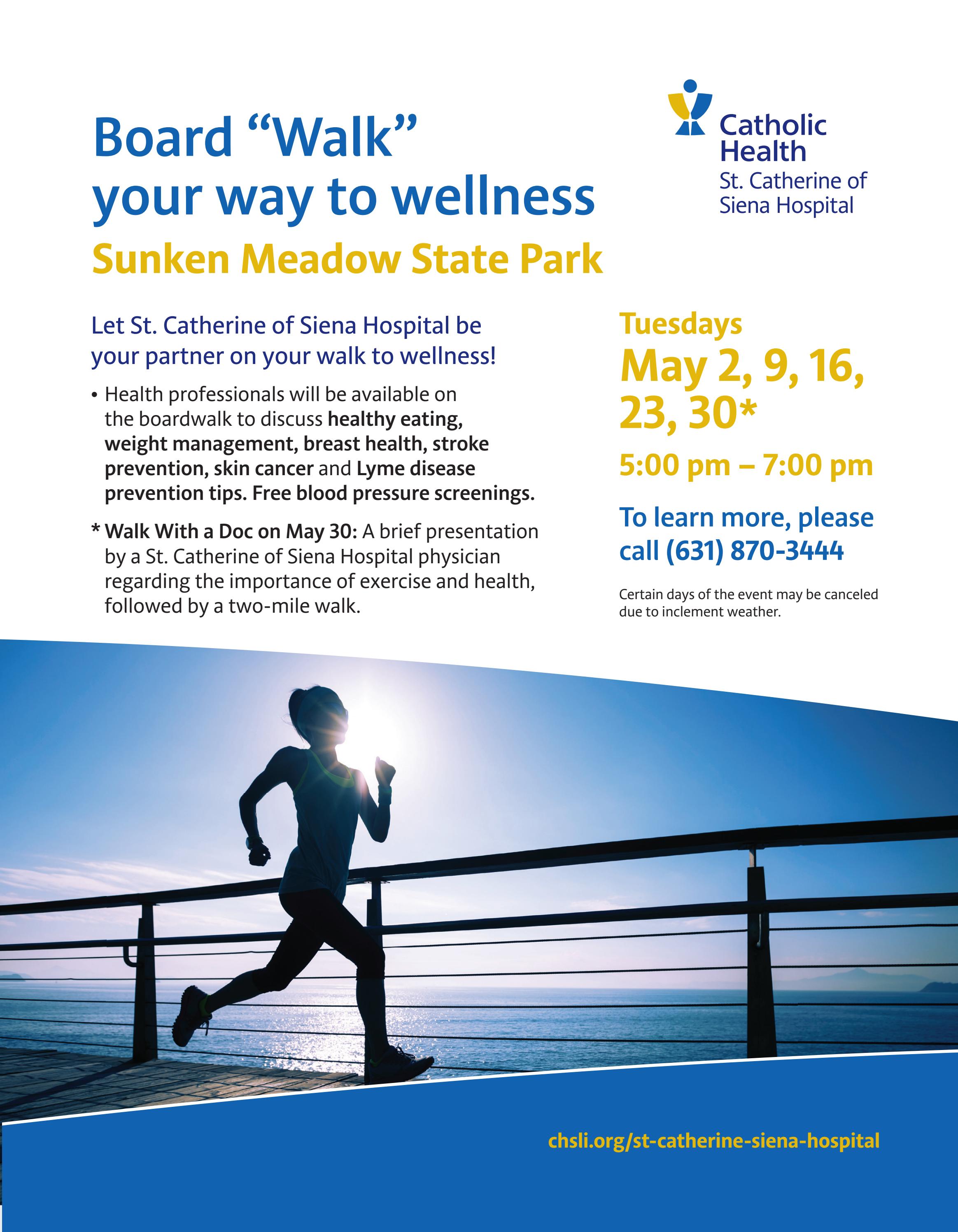 St. Catherine of Siena Board "Walk" Your Way to Wellness by ...