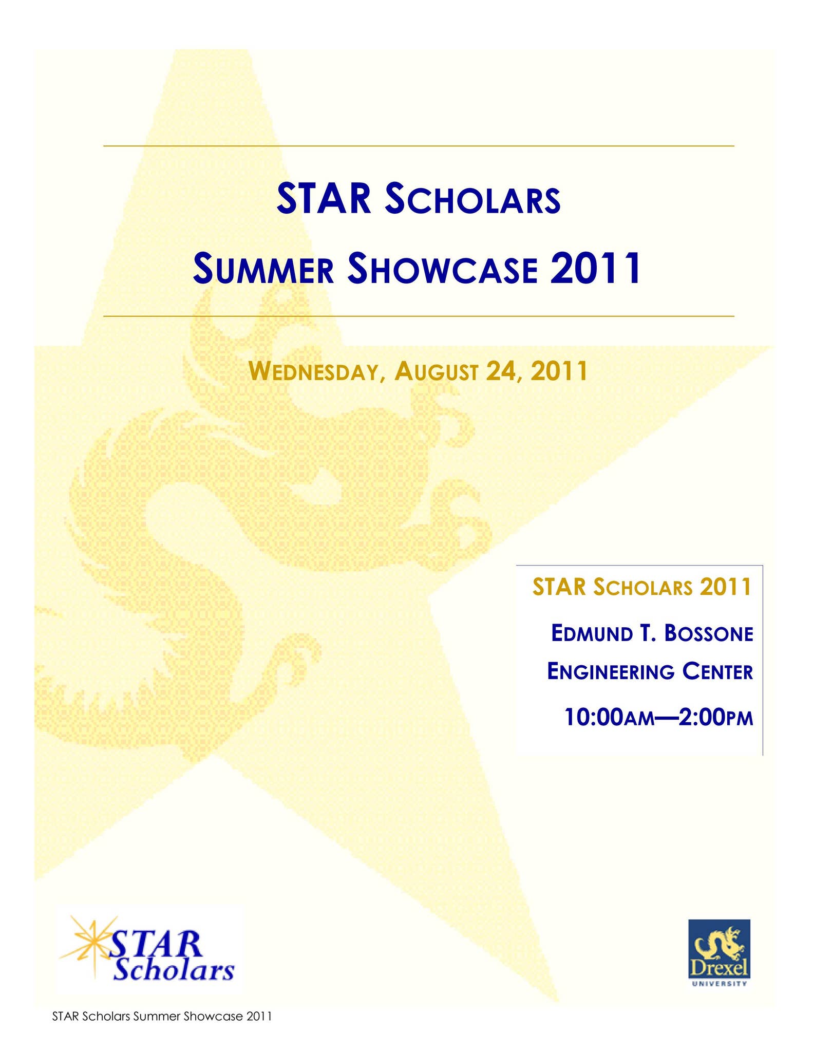 2011 STAR Scholars Abstract Booklet by PennoniHonorsCollege - Issuu