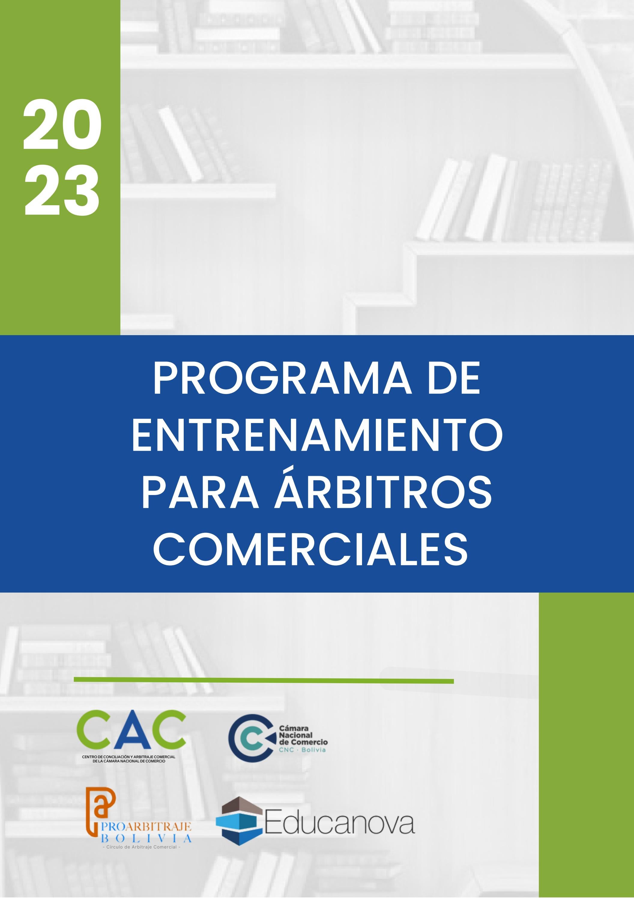 PROGRAMA DE ENTRENAMIENTO PARA ÁRBITROS COMERCIALES by Programas CAC-CNC - Issuu