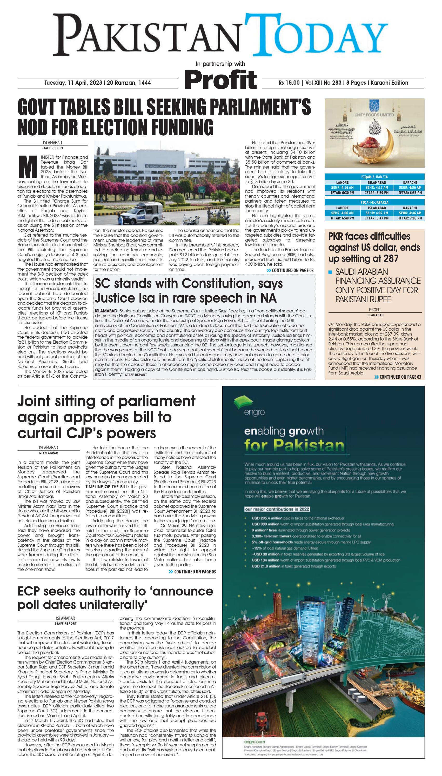 Epaper_11-04-2023 KHI by Pakistan Today - Issuu