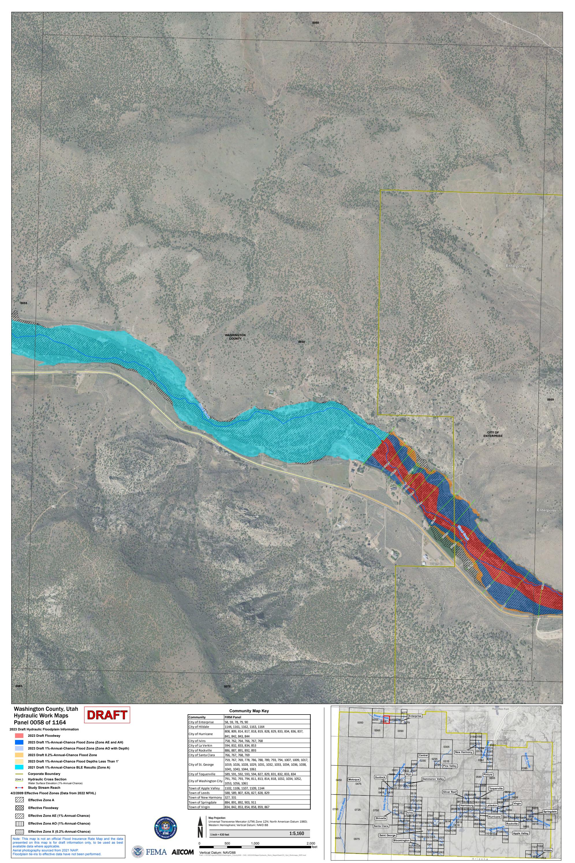 Enterprise Floodplain Work Maps by Utah Division of Emergency ...