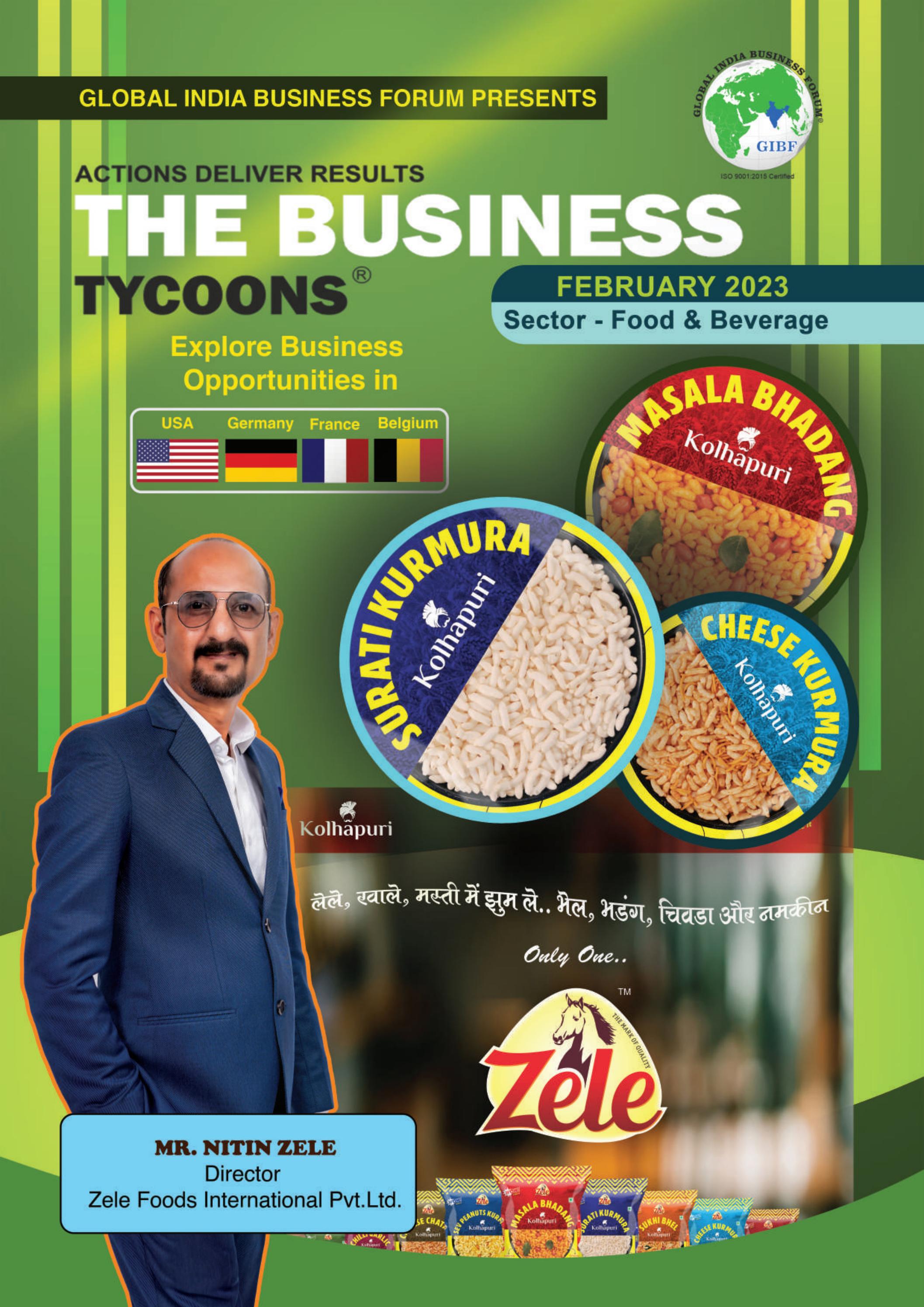 The Business Tycoons,Sector-Food & Beverage by Global India Business ...