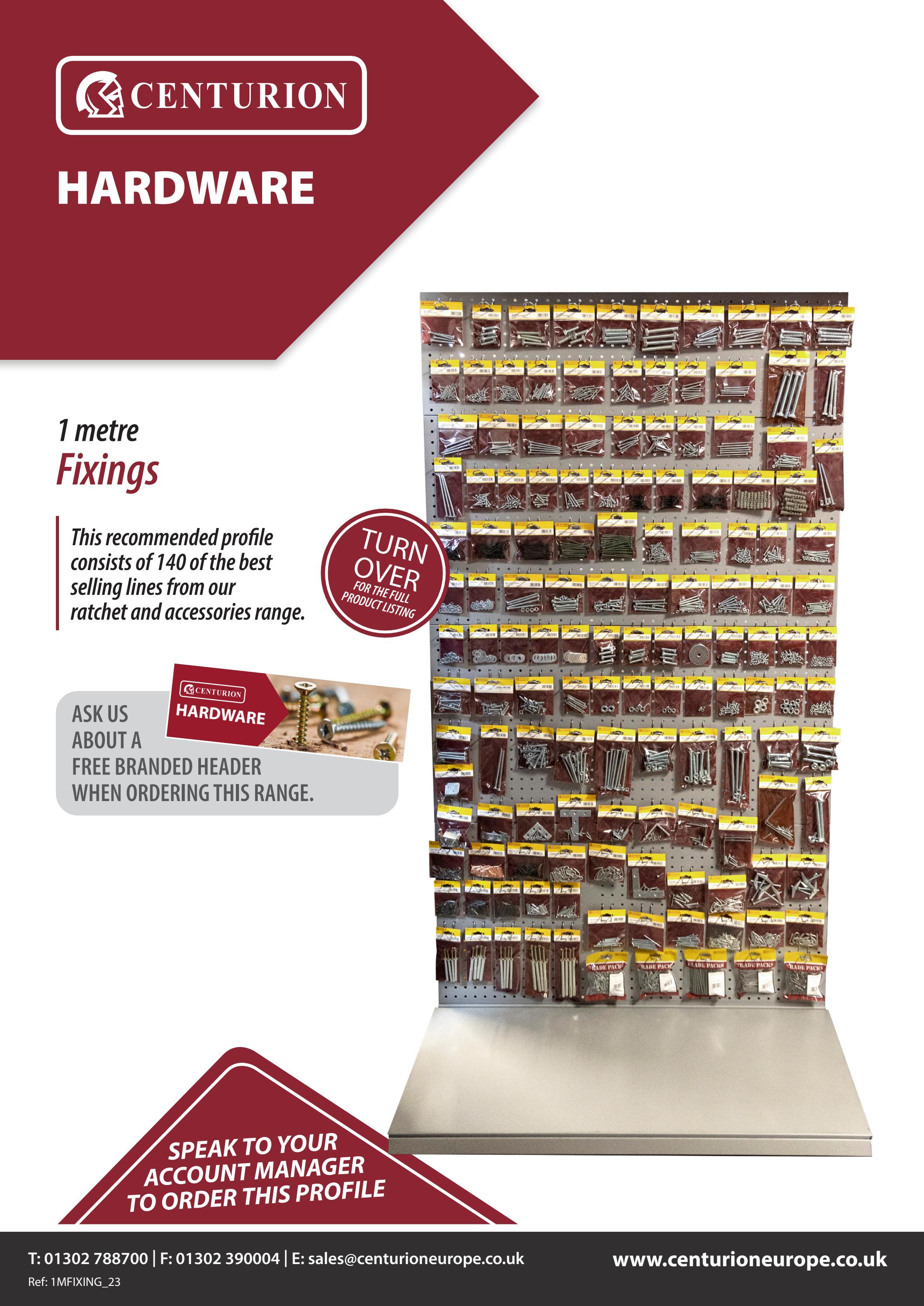 1 Metre Fixings by Centurion Europe - Issuu