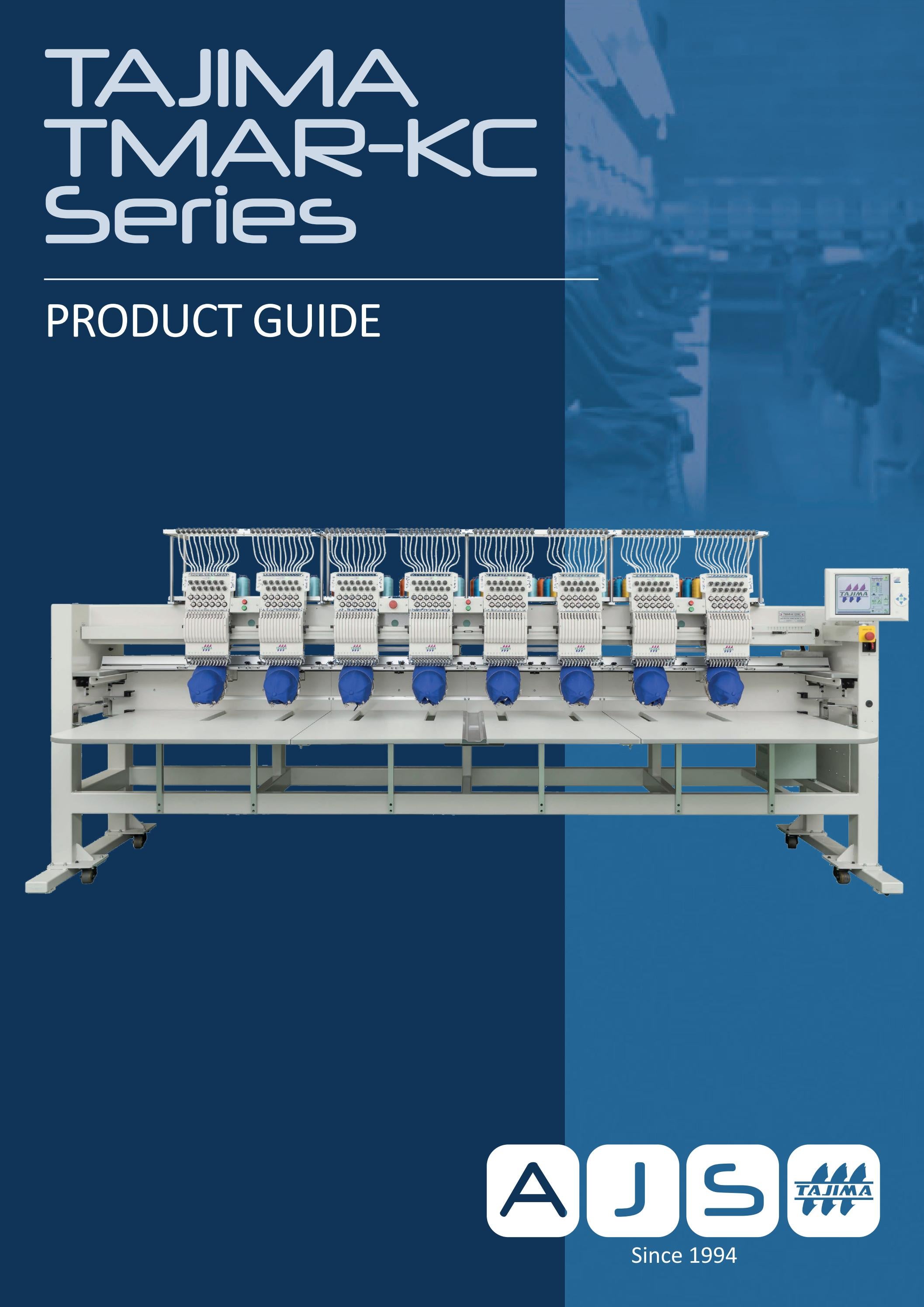 Tajima TMAR-KC Series Multi-Head Embroidery Machines by AJS Embroidery ...