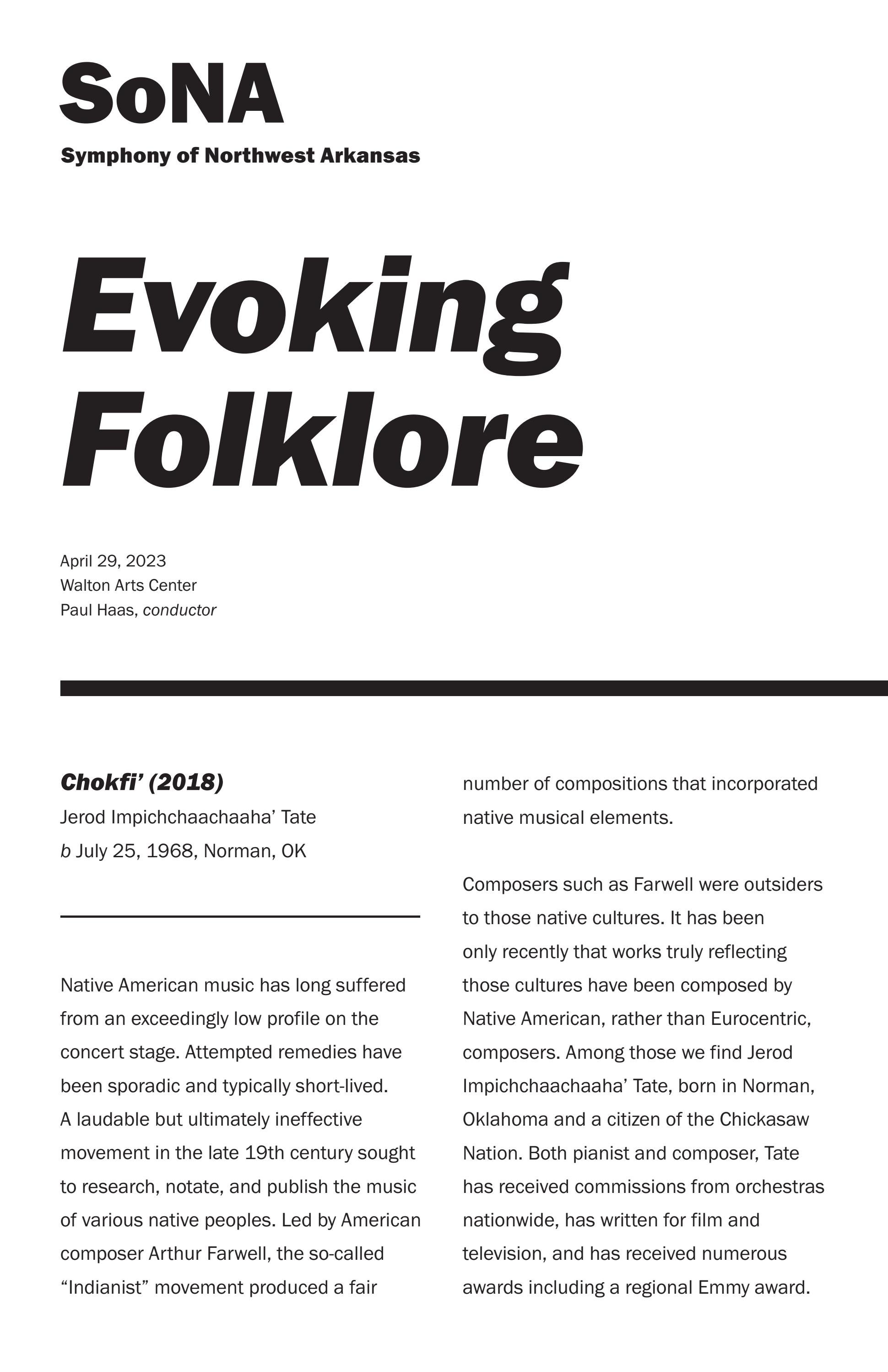 SoNA Evoking Folklore 2022-23 Program Notes by DOXA / VANTAGE - Issuu