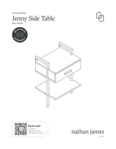 Jenny Side Table Instruction Sheet by nathanjameshome - Issuu